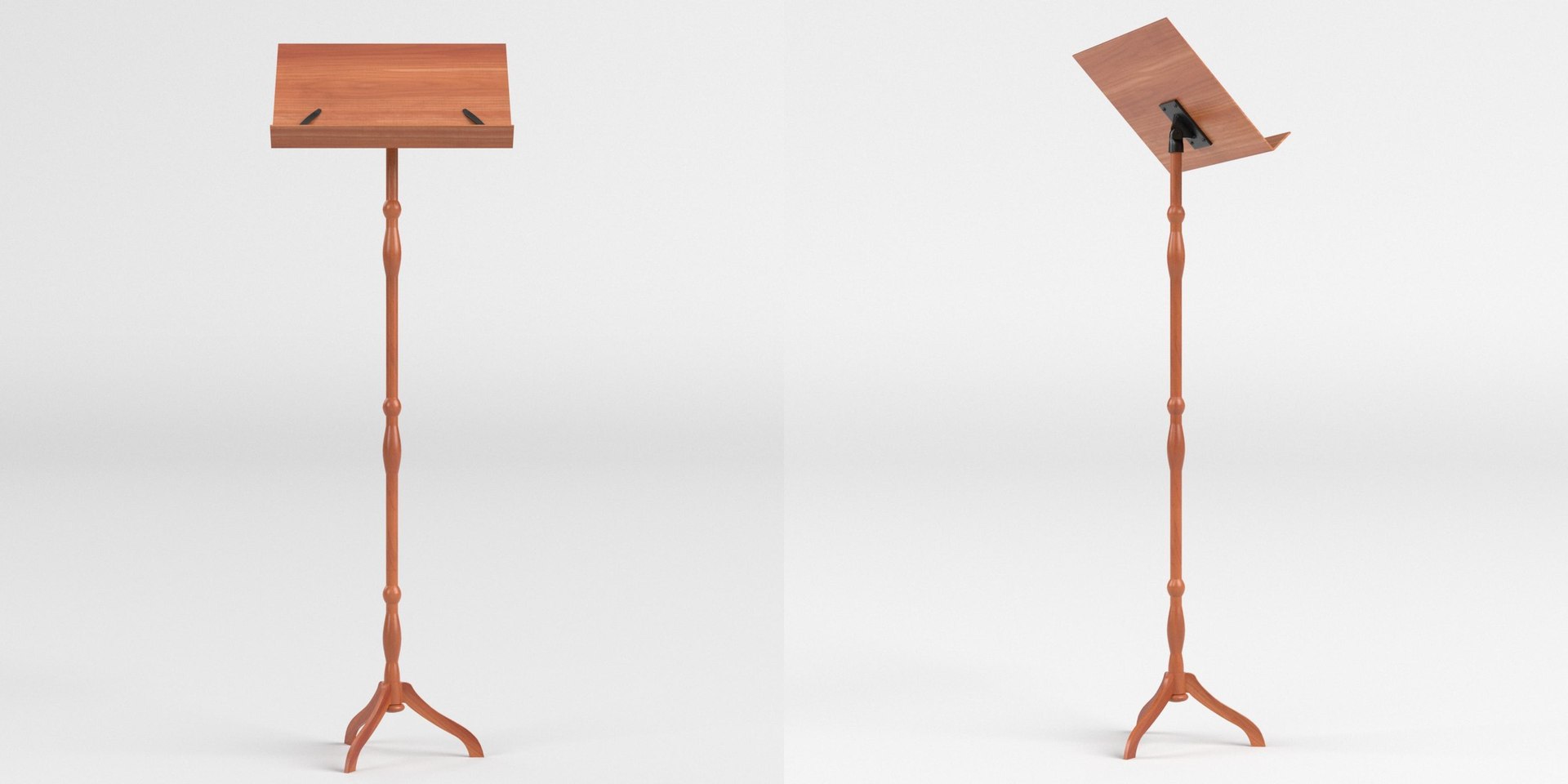 3D Wooden Music Stand - TurboSquid 1913554