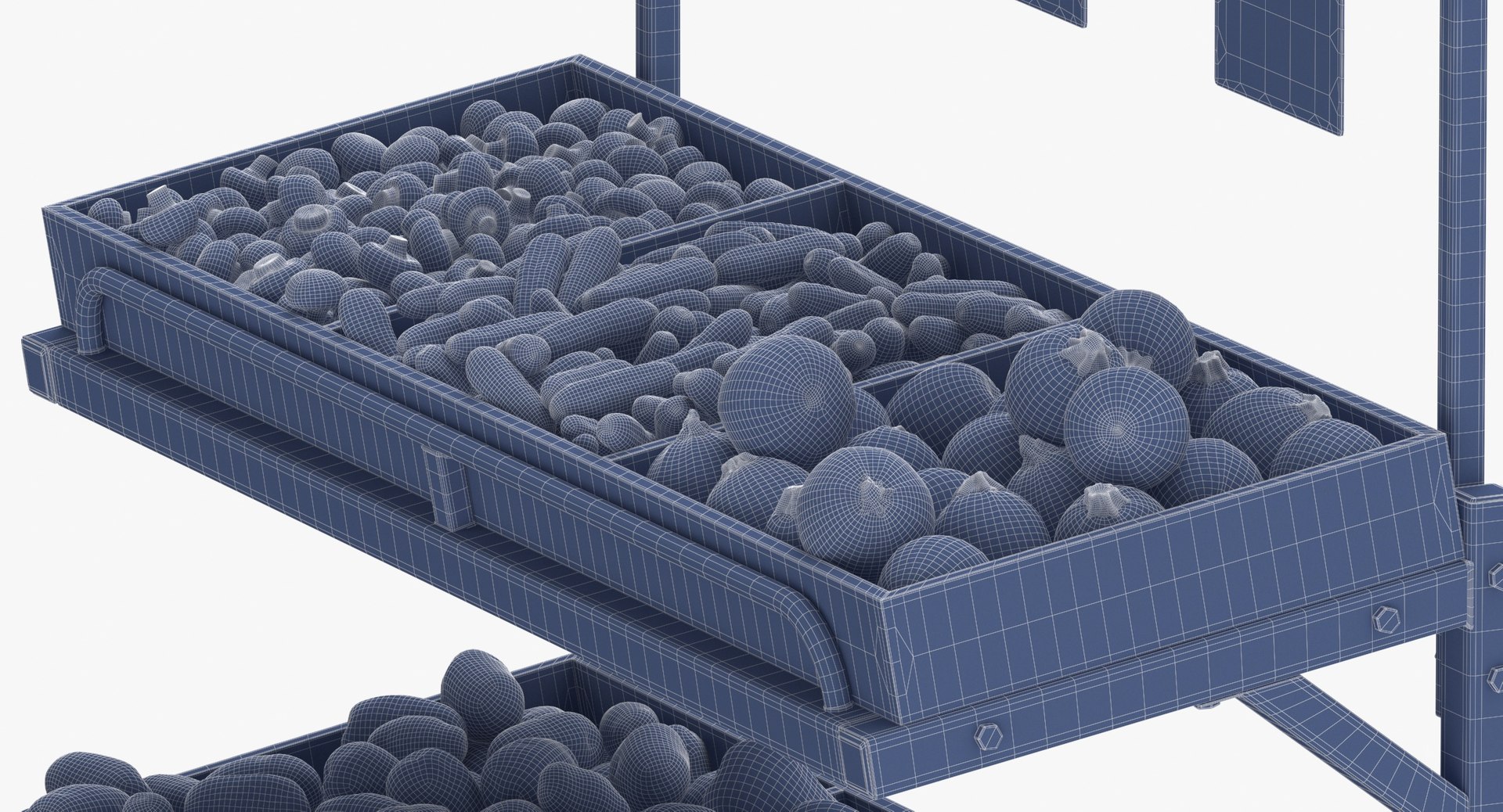 3D Wooden Display Rack 06 - TurboSquid 1529091