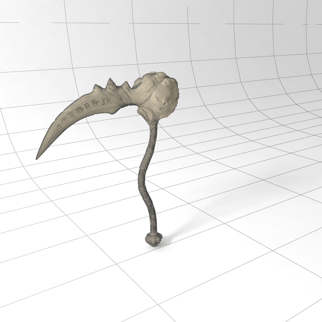 3d Scythe Exotic Weapons Model