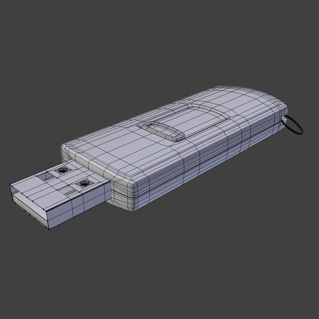 3d Model Sandisk Usb Flash Drive