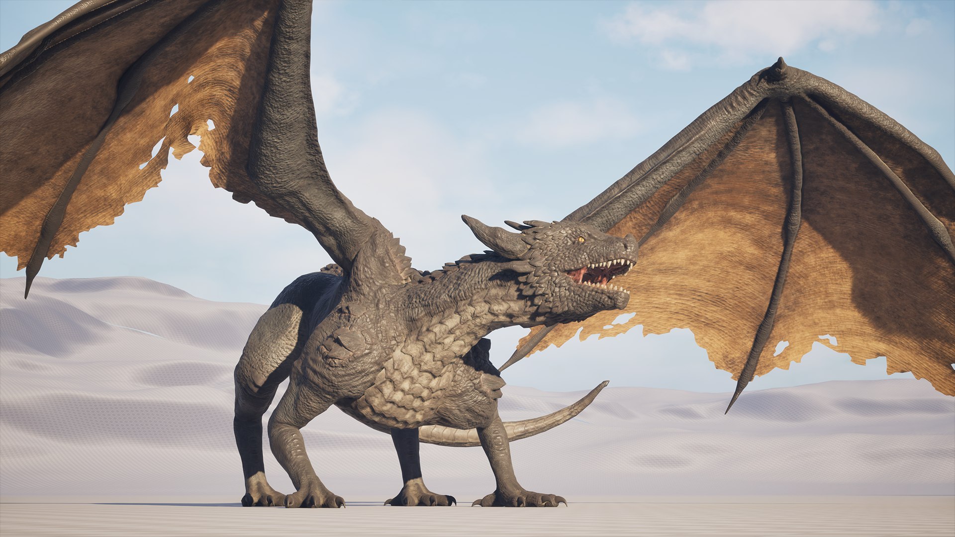 Fantasy Dragon Animated 3D Model - TurboSquid 2370168