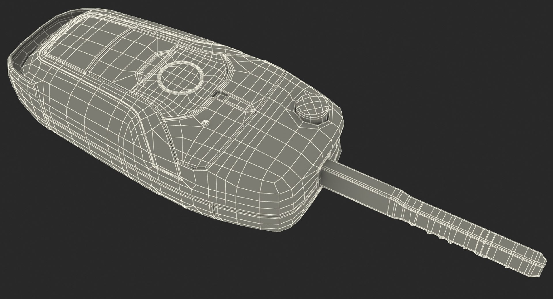 Car flip key 3D model - TurboSquid 1299368