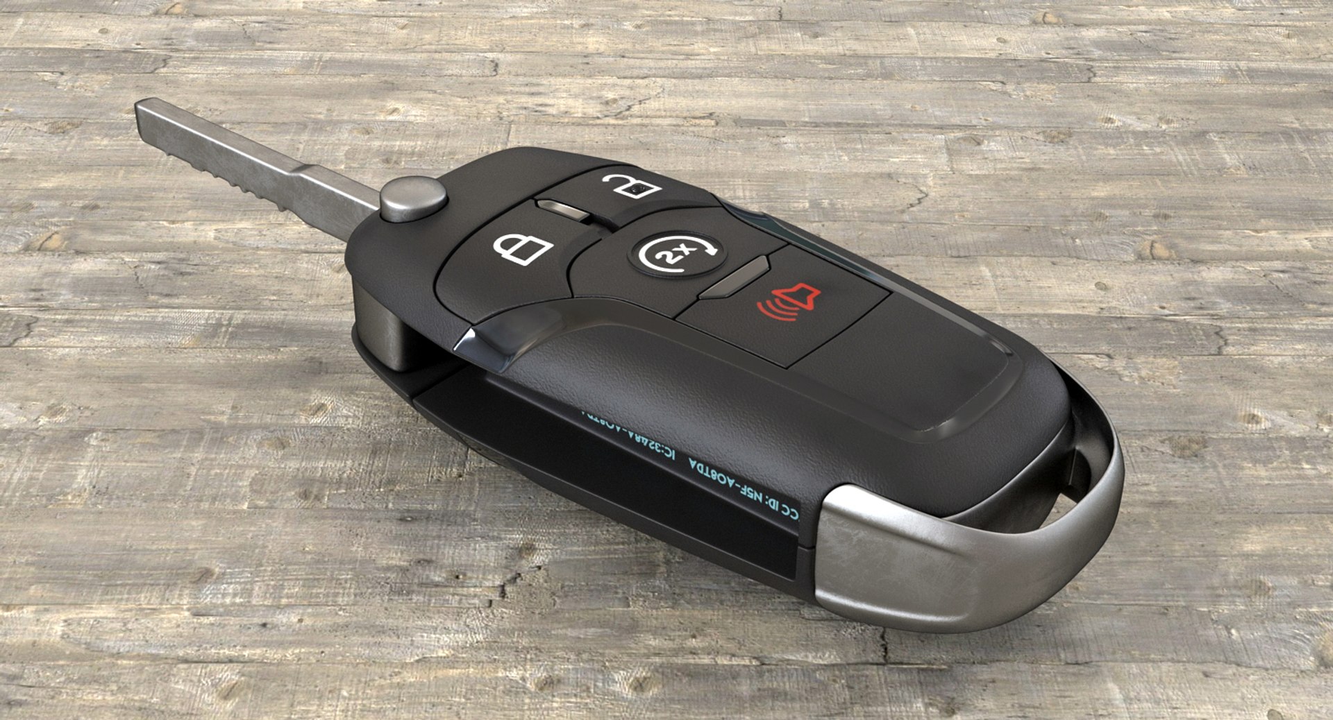 Car Flip Key 3D Model - TurboSquid 1299368
