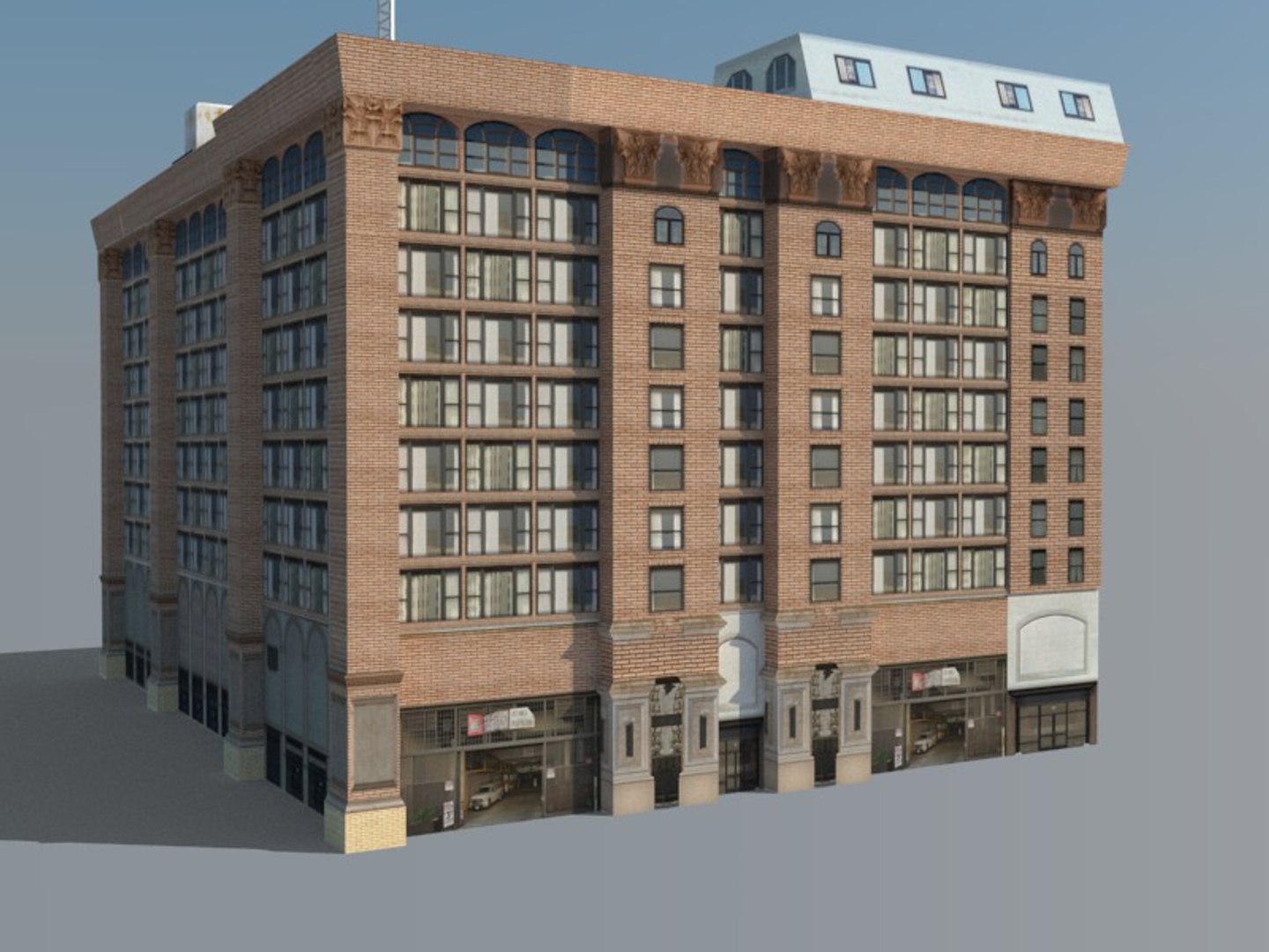 Building store city 3D model - TurboSquid 1237271