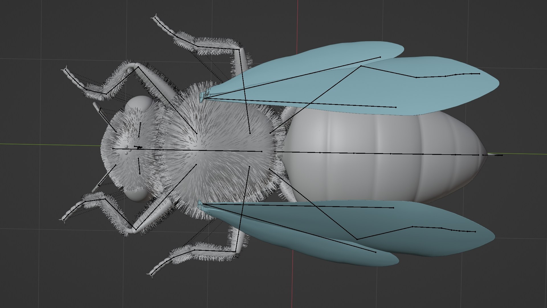 3D Bee - TurboSquid 2048021