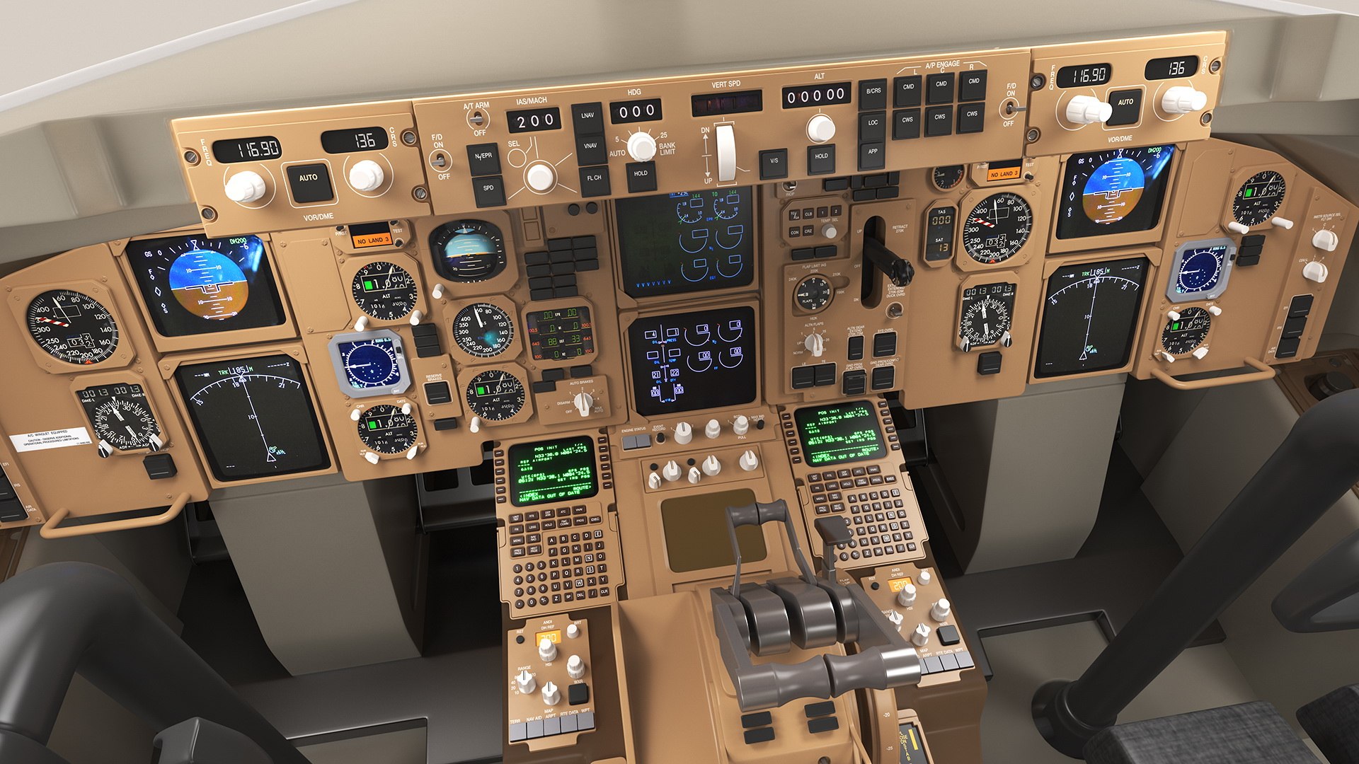 3D boeing 757-200 cockpit 757 model - TurboSquid 1487217