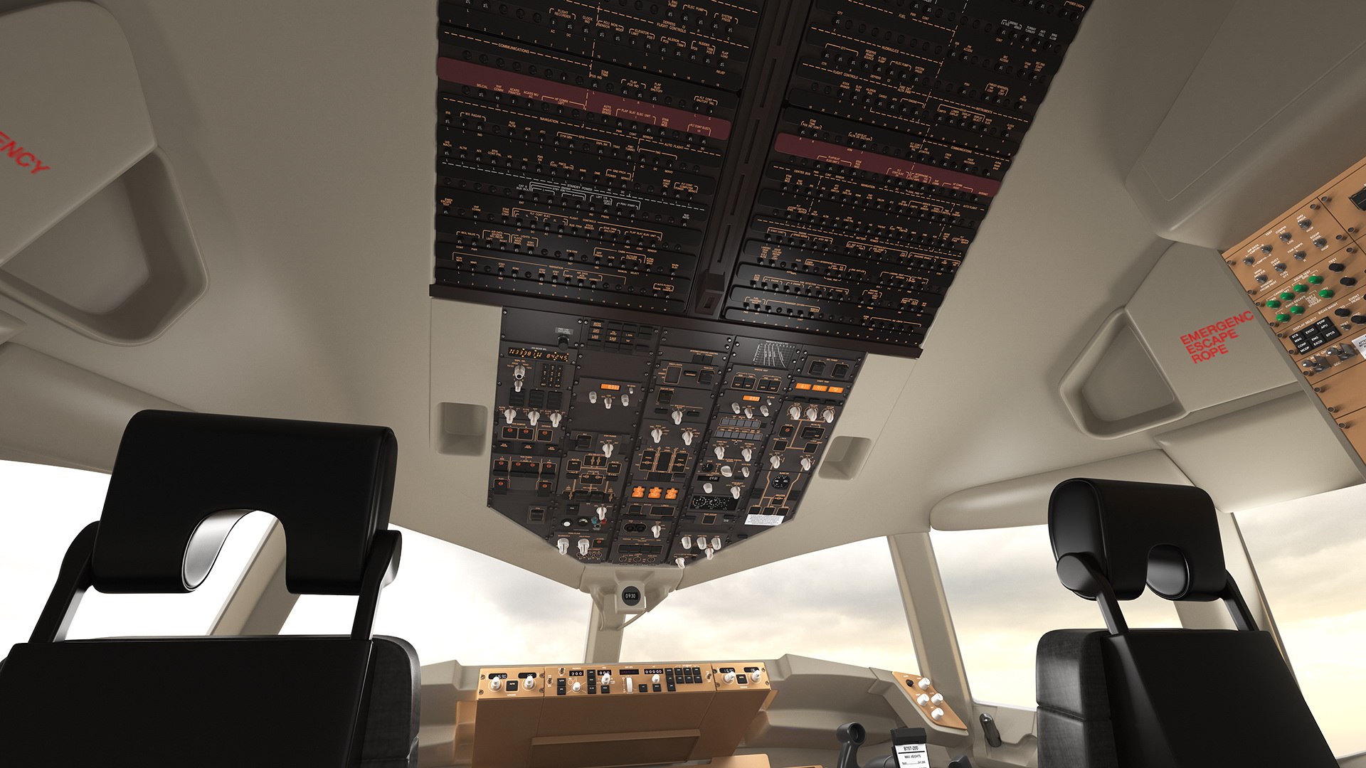 3D boeing 757-200 cockpit 757 model - TurboSquid 1487217
