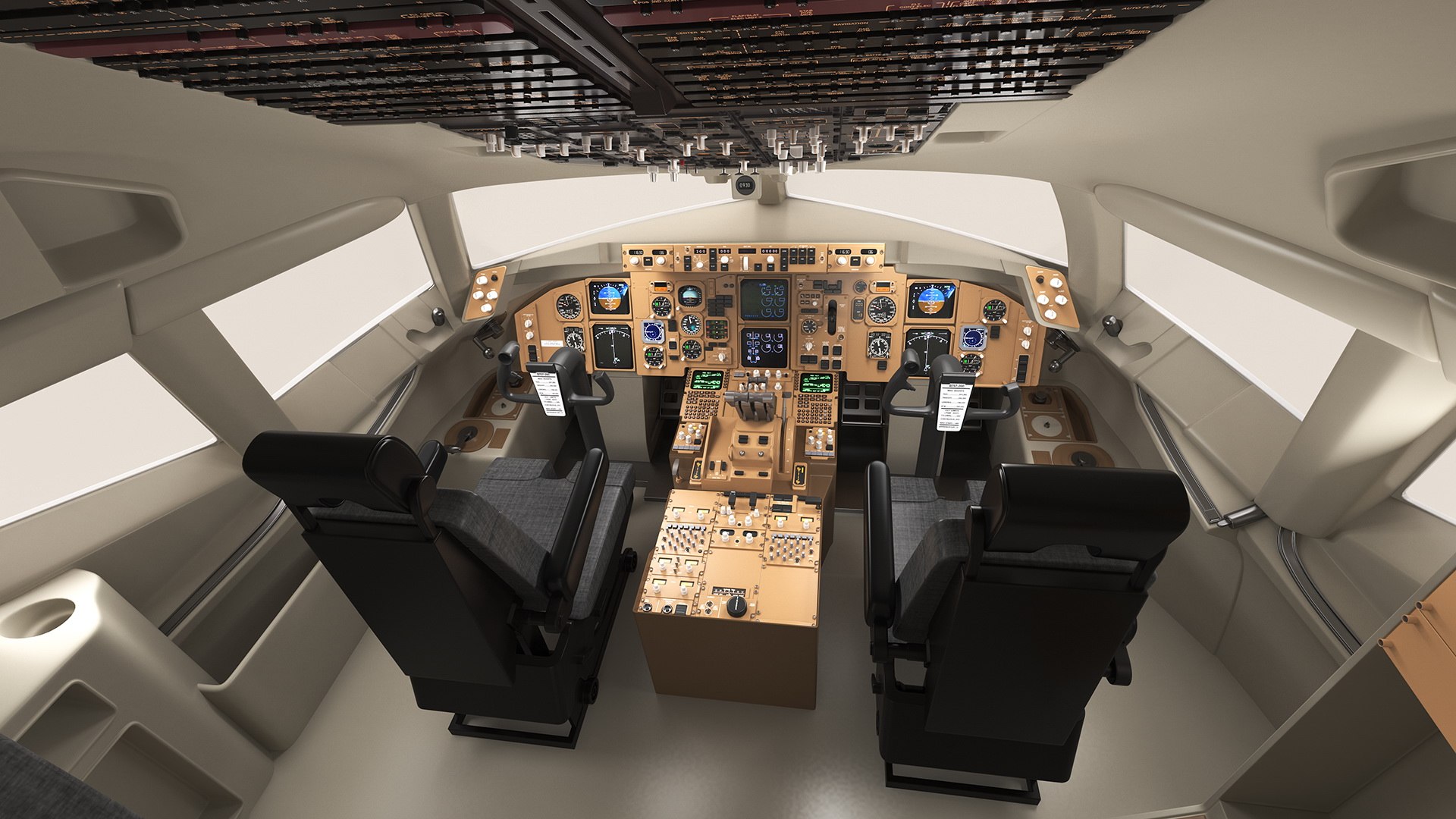 3D Boeing 757-200 Cockpit 757 Model - TurboSquid 1487217