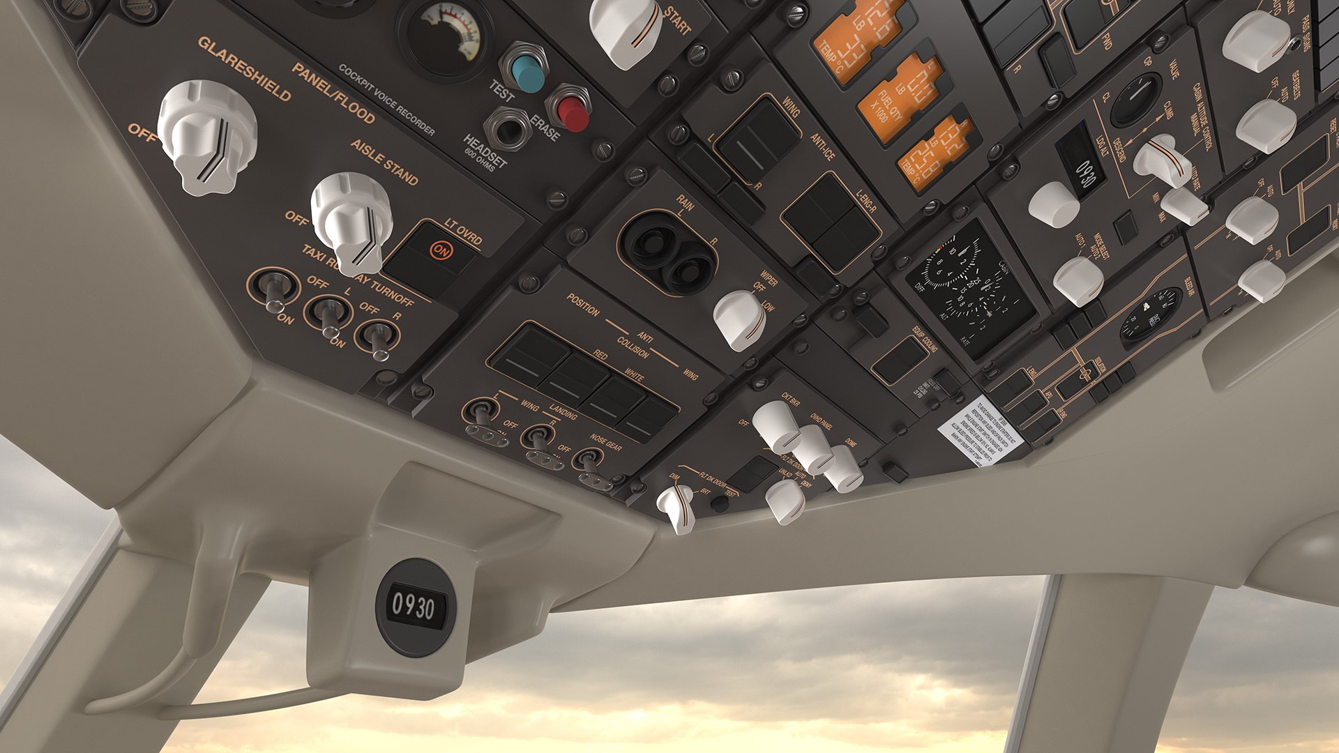 3D boeing 757-200 cockpit 757 model - TurboSquid 1487217