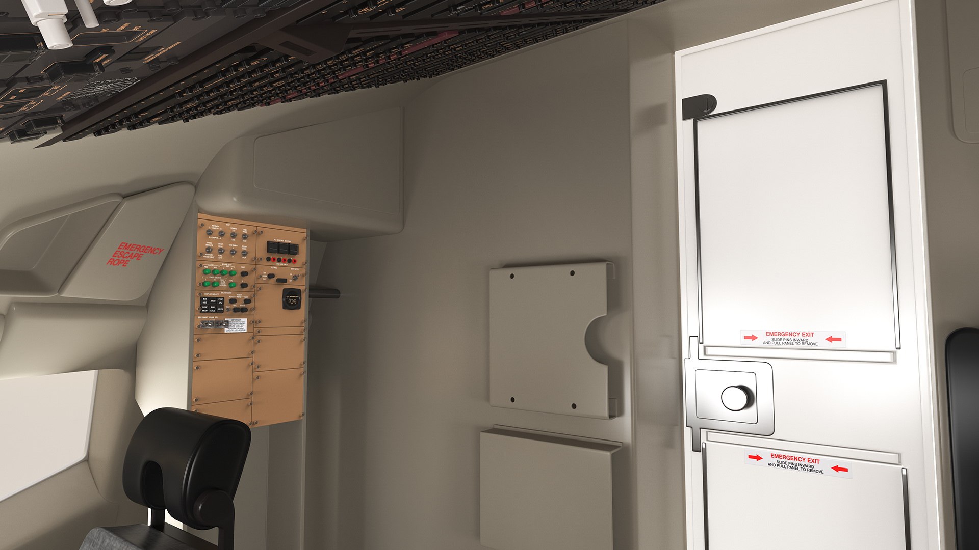 3D boeing 757-200 cockpit 757 model - TurboSquid 1487217