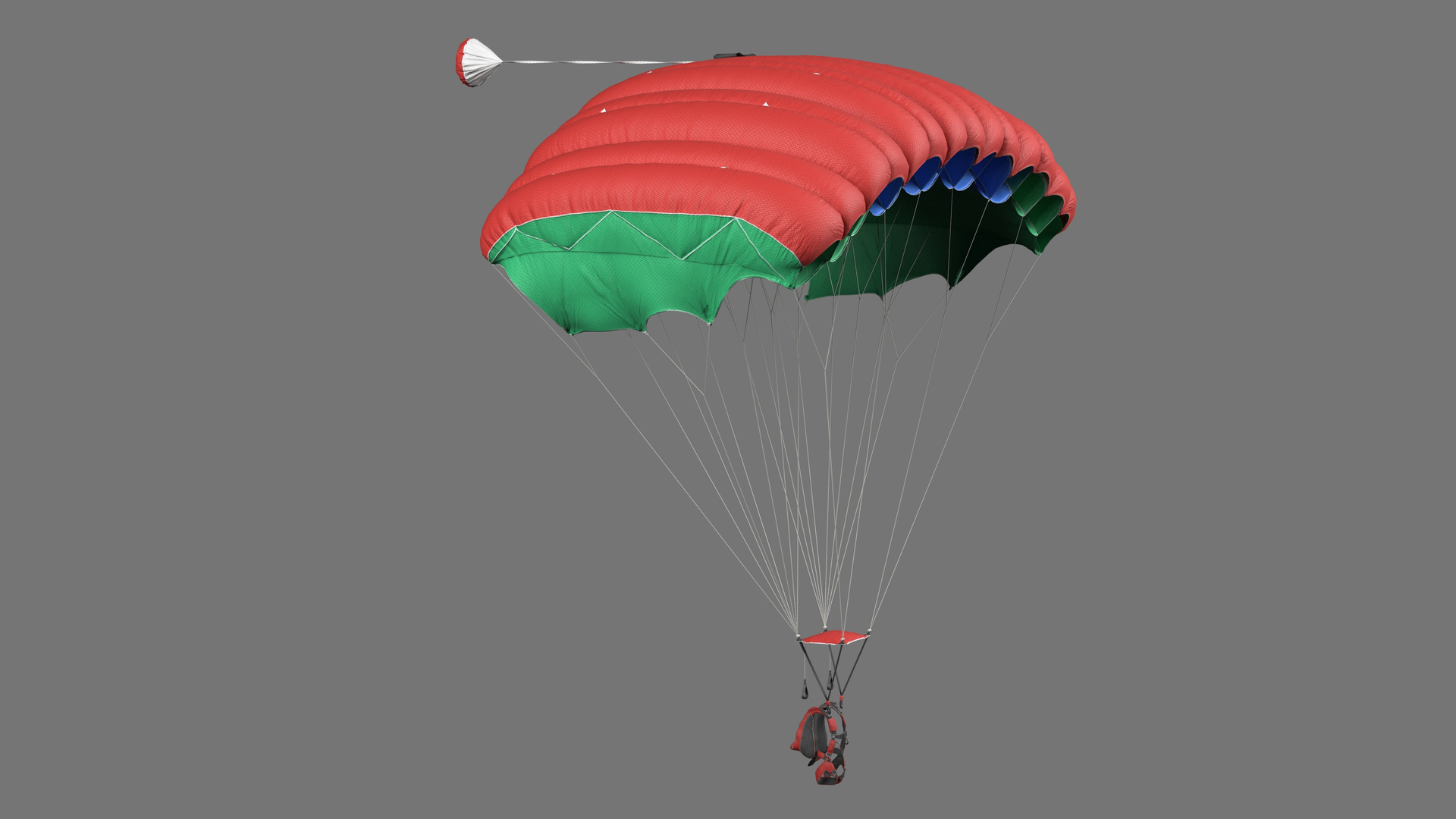 Parachute Game Ready PBR Model - TurboSquid 2213721