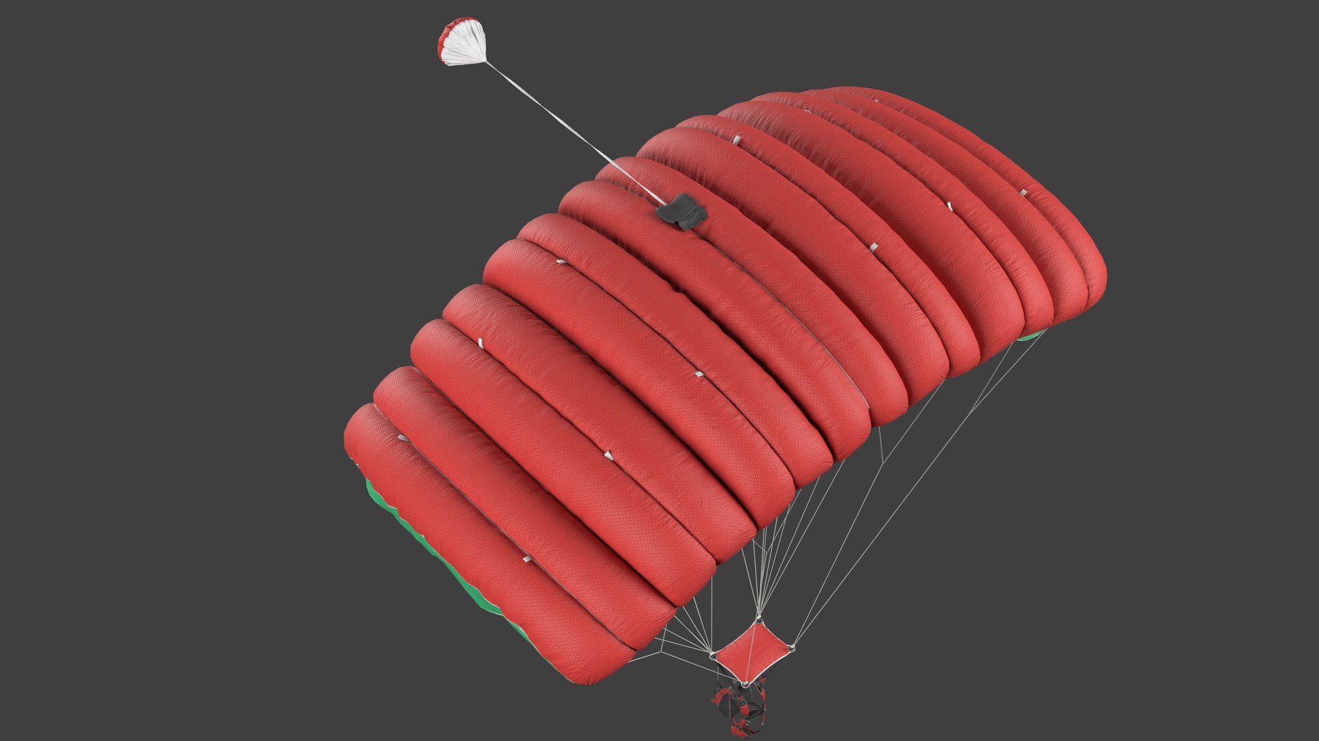 Parachute Game Ready PBR Model - TurboSquid 2213721