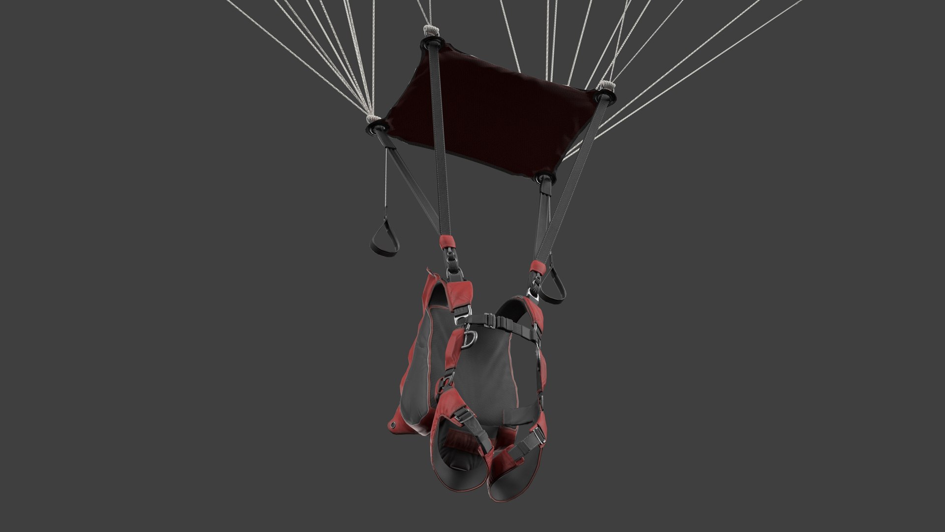 Parachute Game Ready PBR Model - TurboSquid 2213721