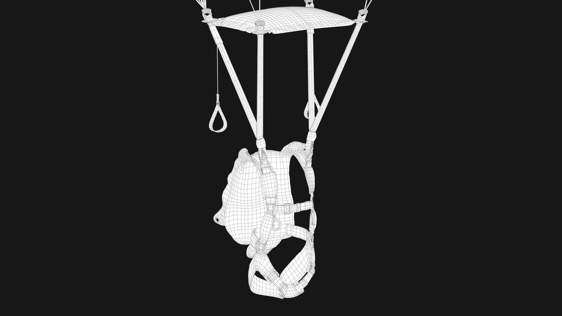 Parachute Game Ready PBR Model - TurboSquid 2213721