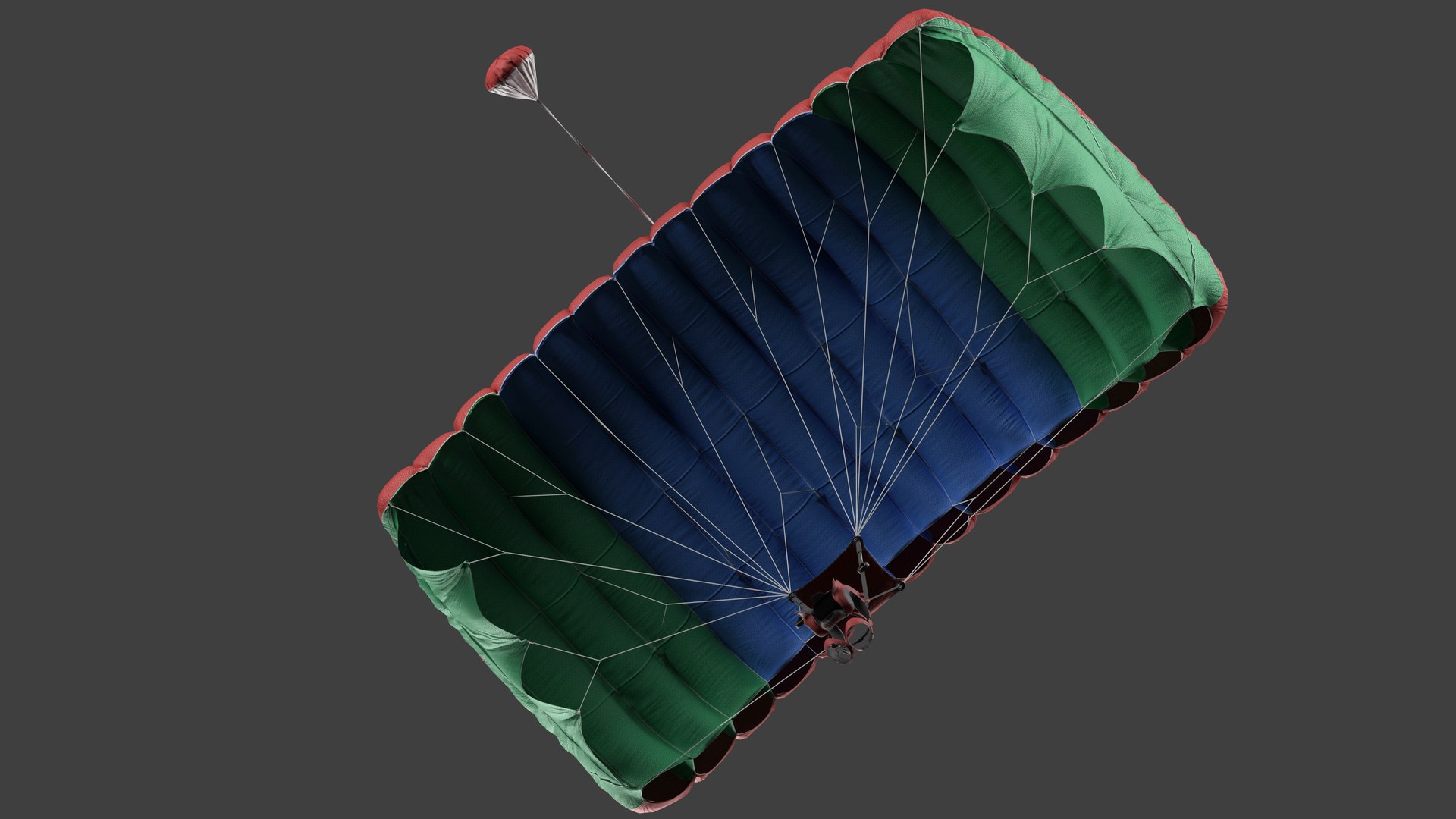 Parachute Game Ready PBR Model - TurboSquid 2213721