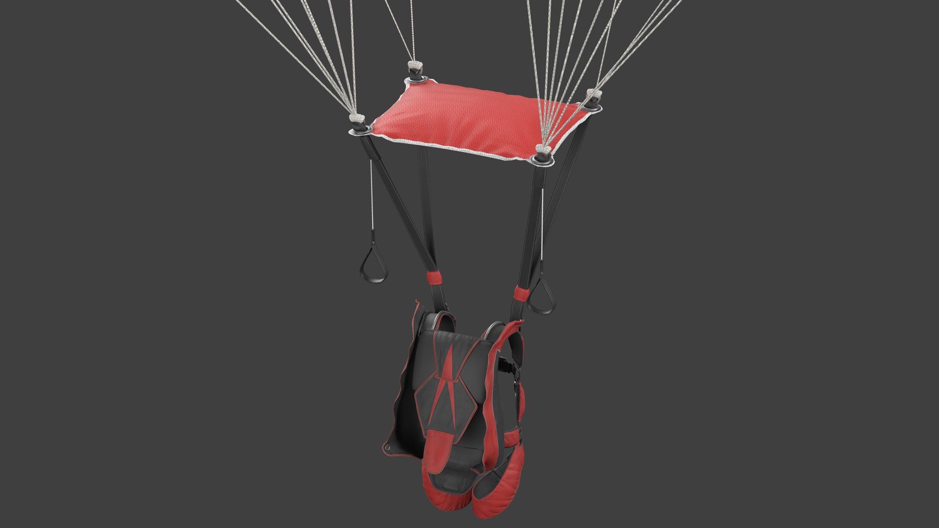 Parachute Game Ready PBR Model - TurboSquid 2213721