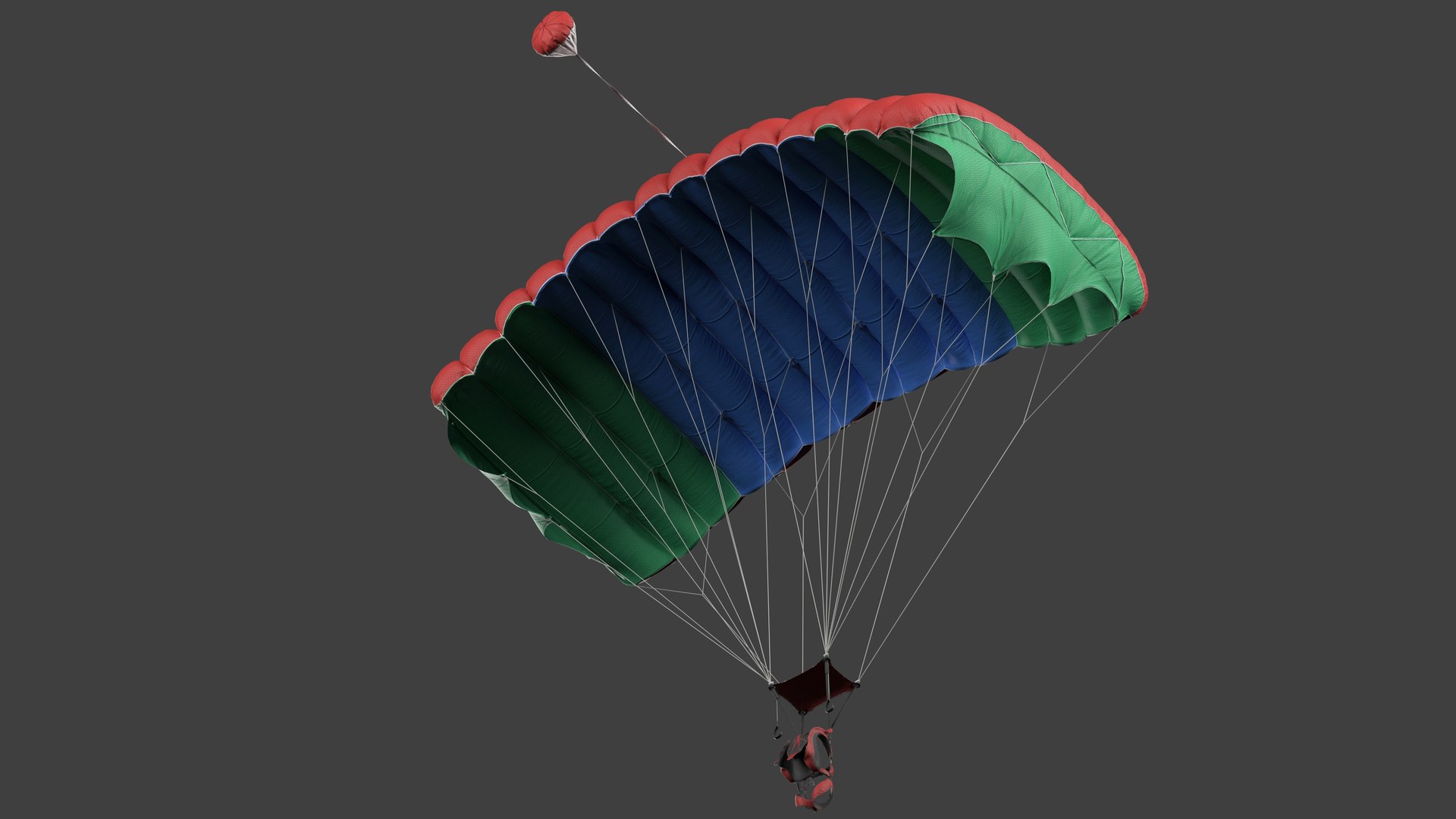 Parachute Game Ready PBR Model - TurboSquid 2213721