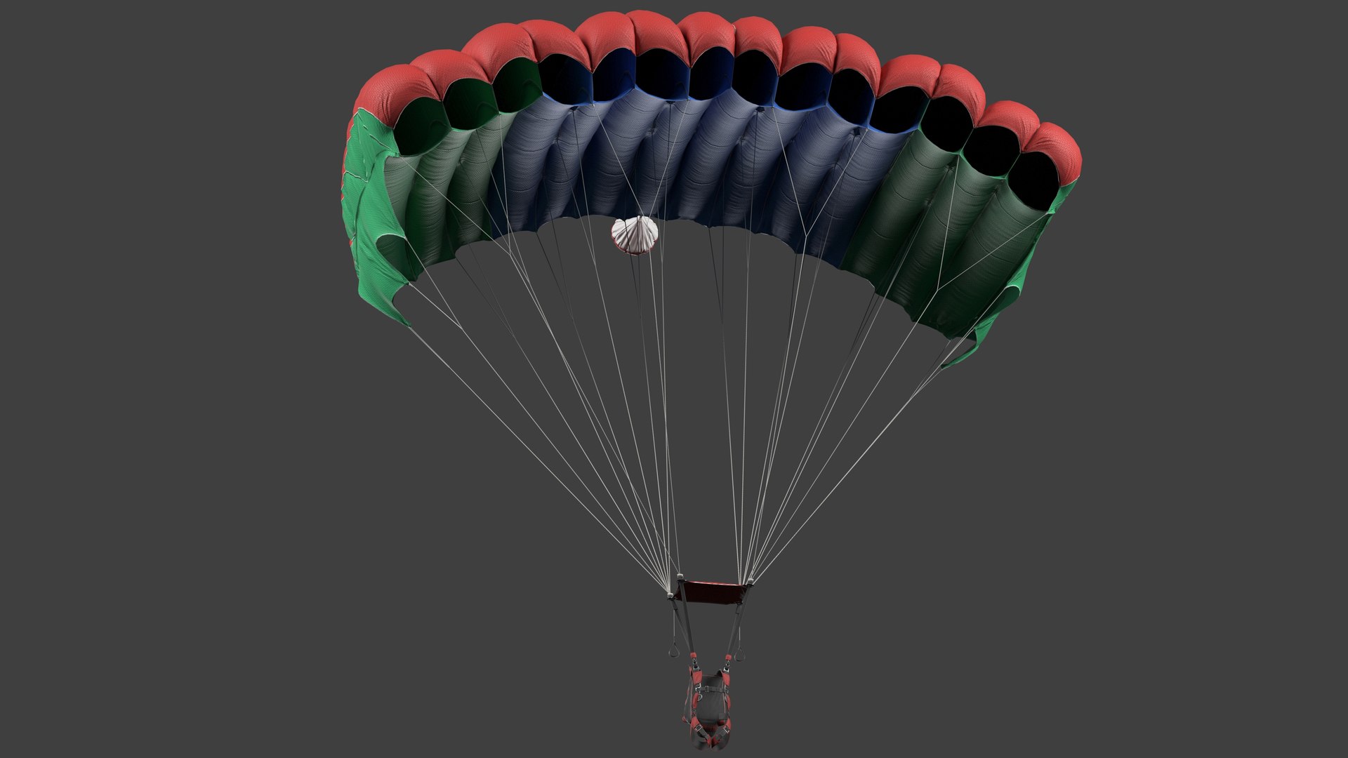 Parachute Game Ready PBR Model - TurboSquid 2213721