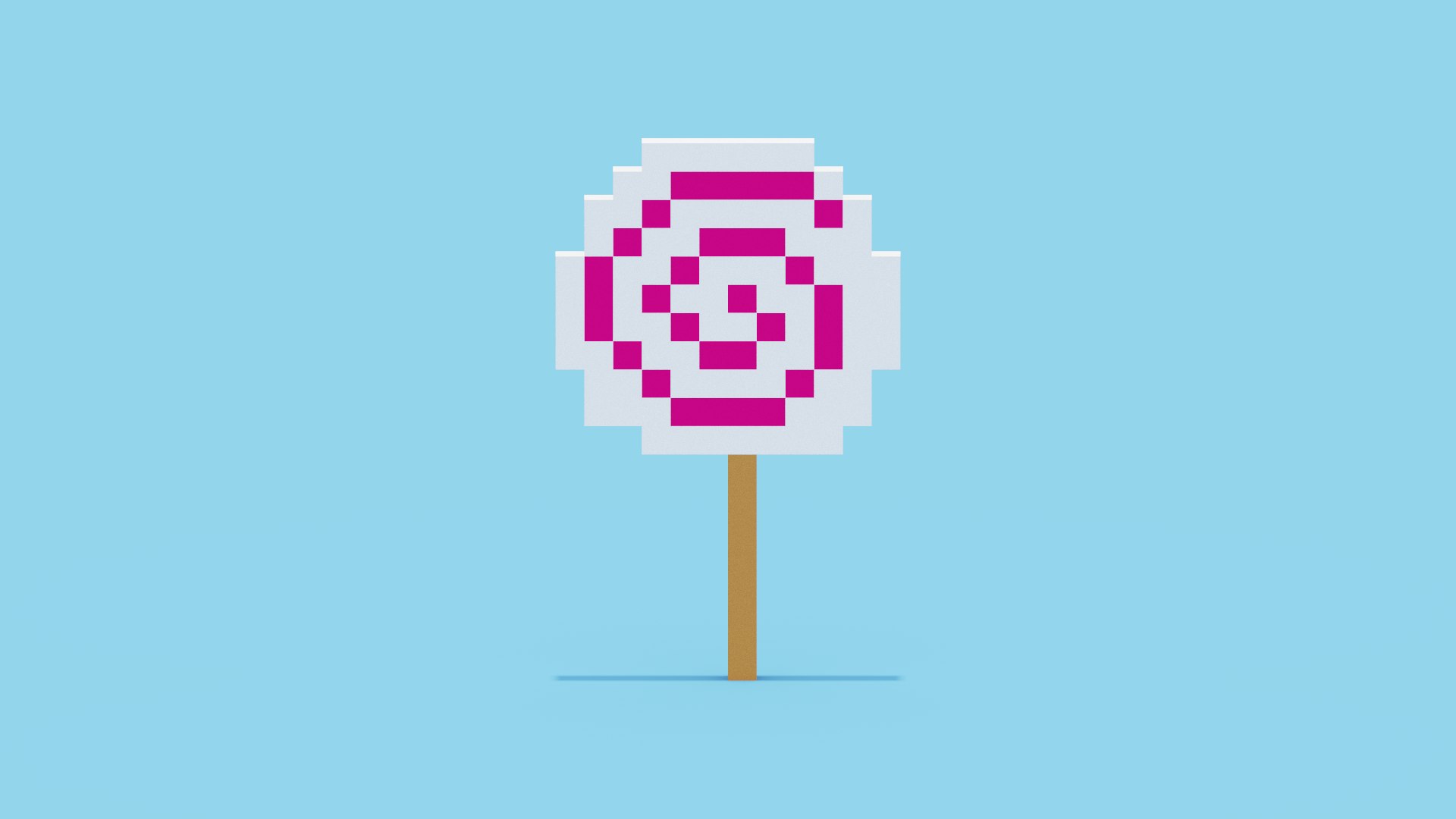 Voxel Candy 3D Model - TurboSquid 1971192