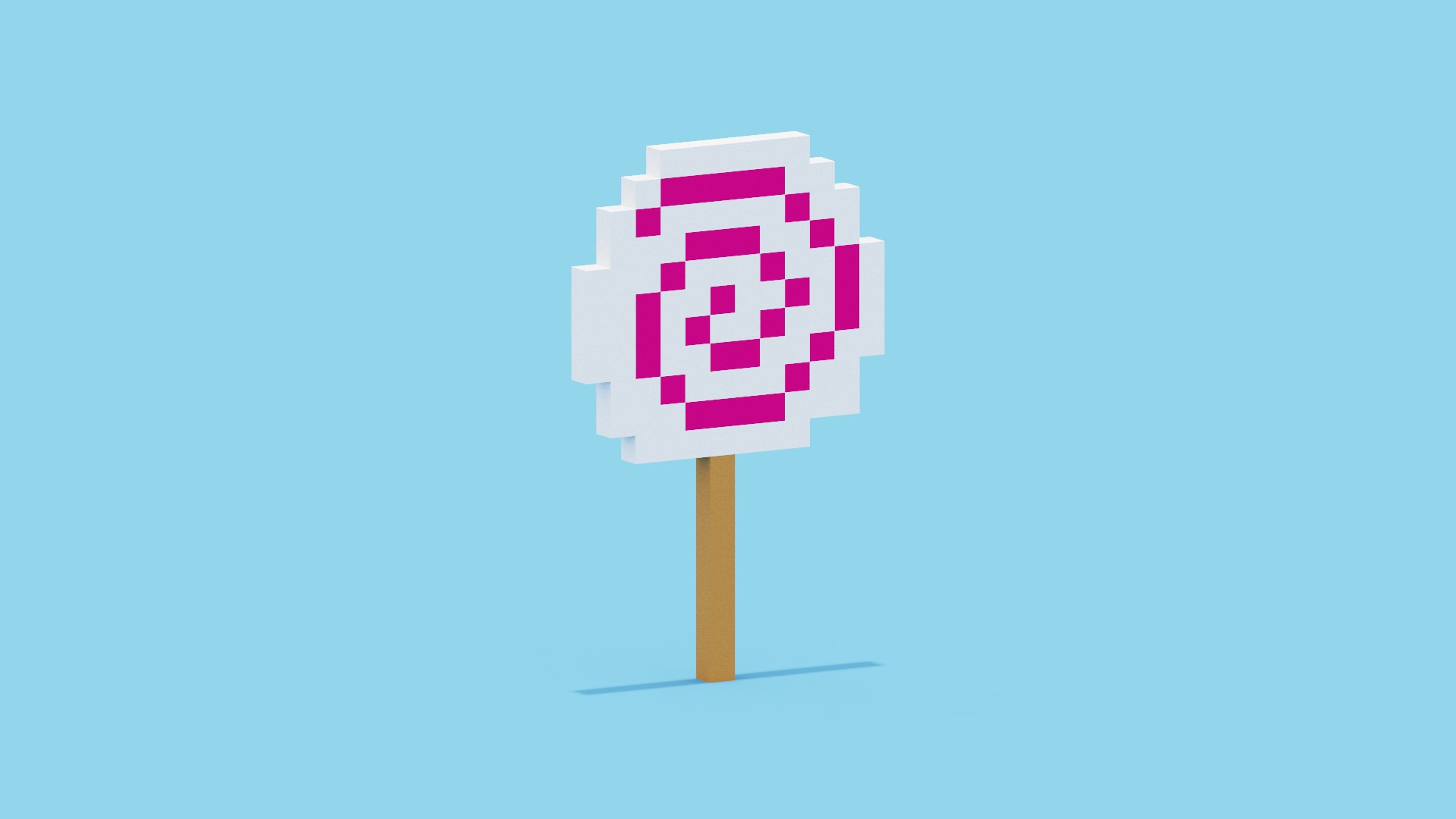 Voxel Candy 3D Model - TurboSquid 1971192