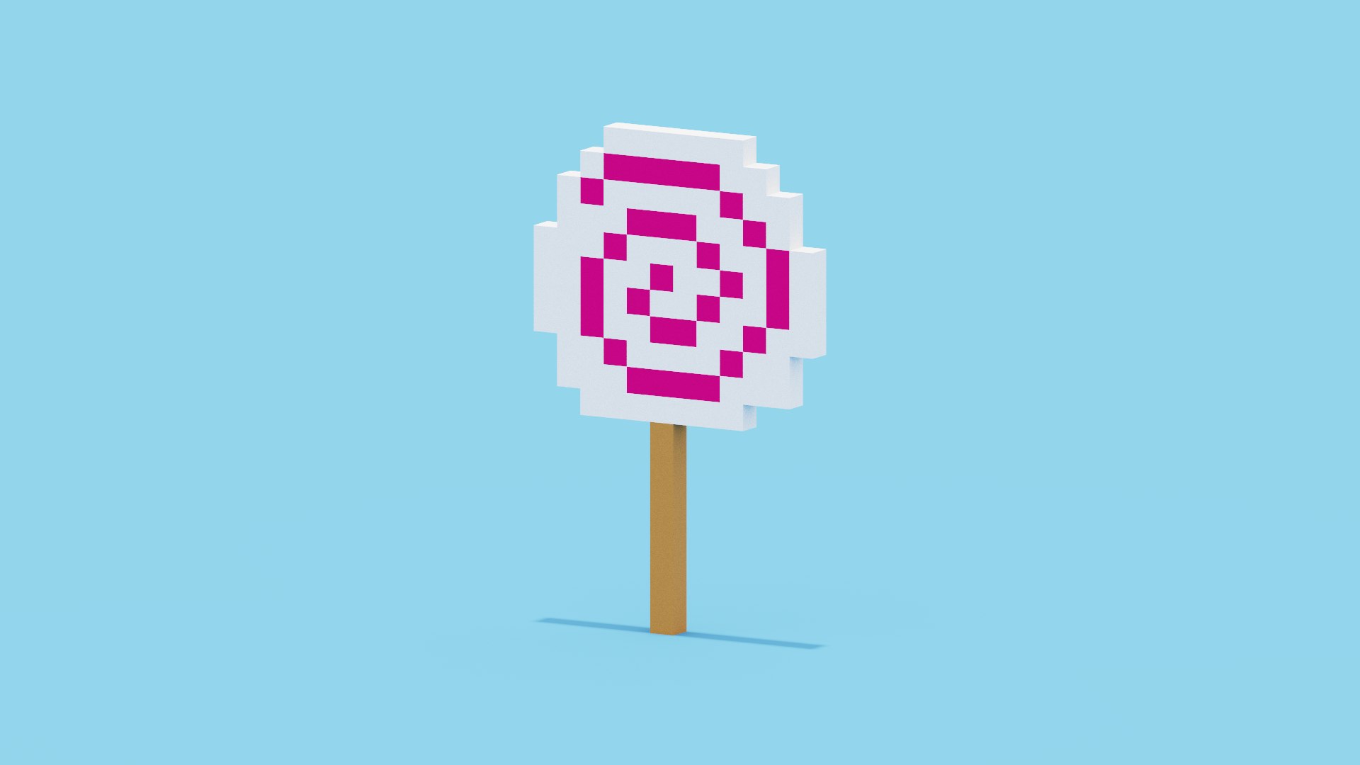 Voxel Candy 3D Model - TurboSquid 1971192