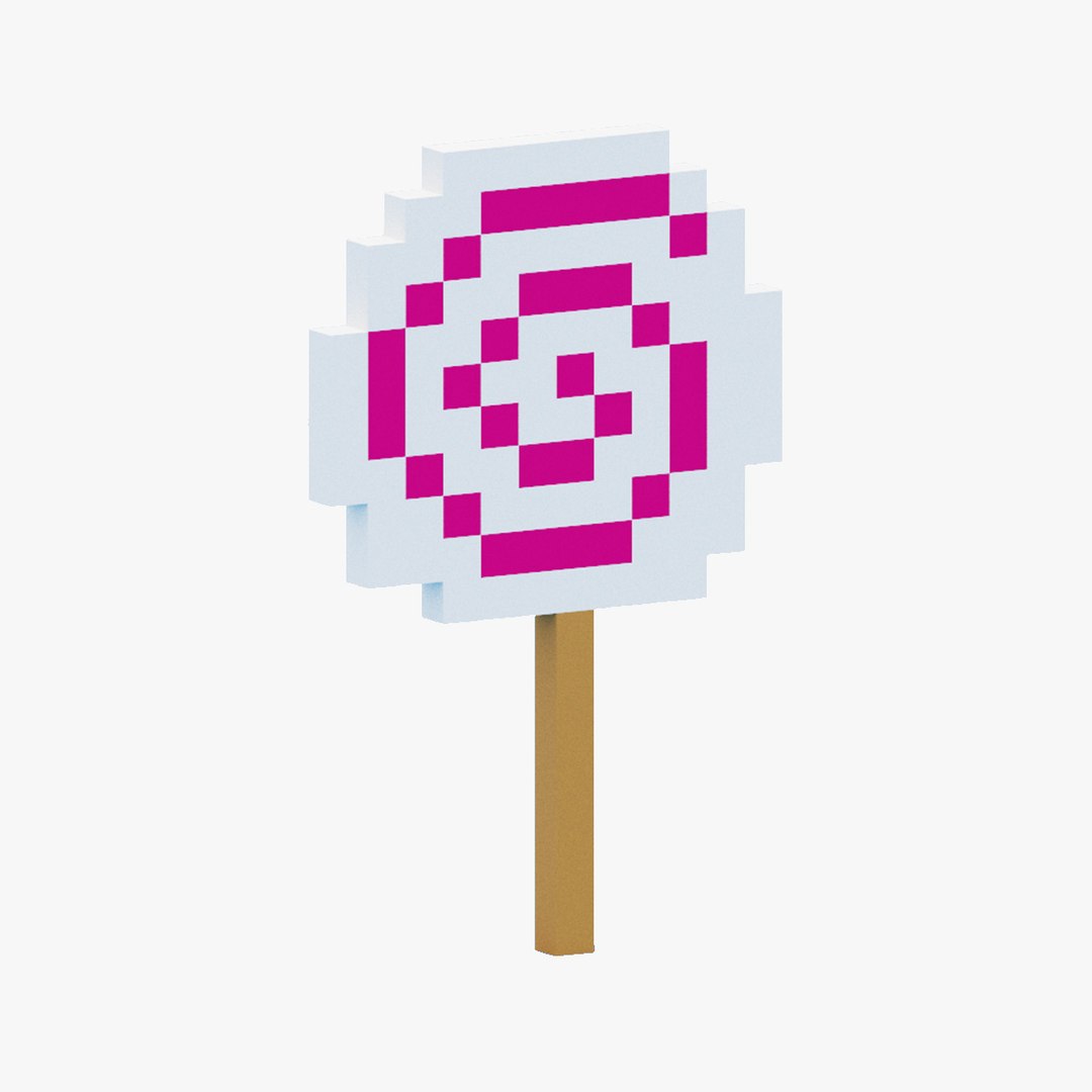 Voxel Candy 3D model - TurboSquid 1971192