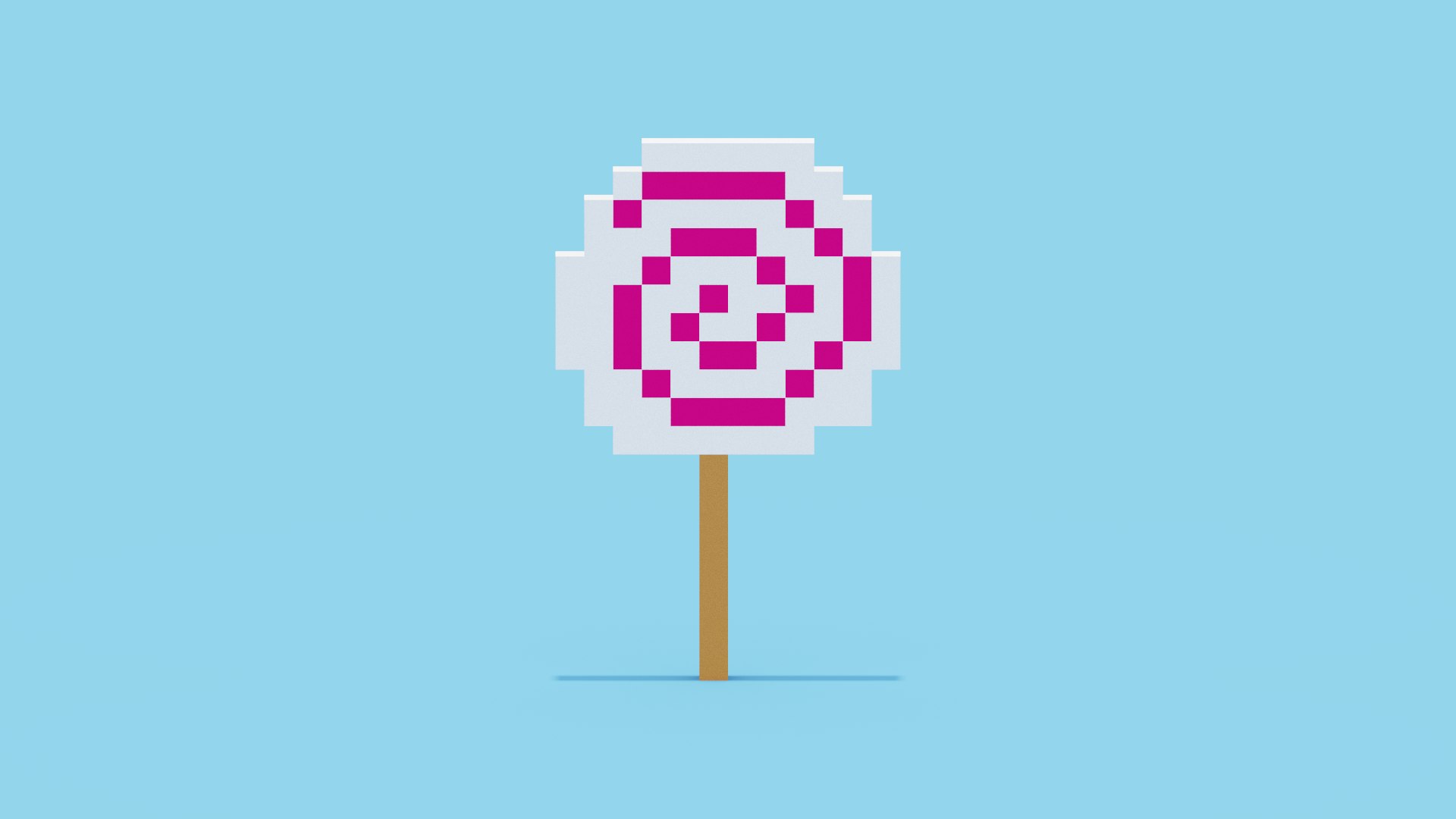 Voxel Candy 3D Model - TurboSquid 1971192