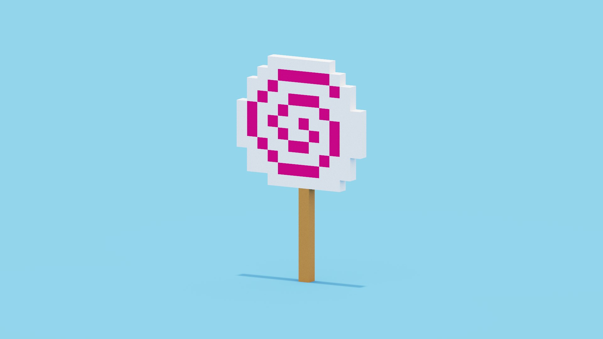 Voxel Candy 3D Model - TurboSquid 1971192