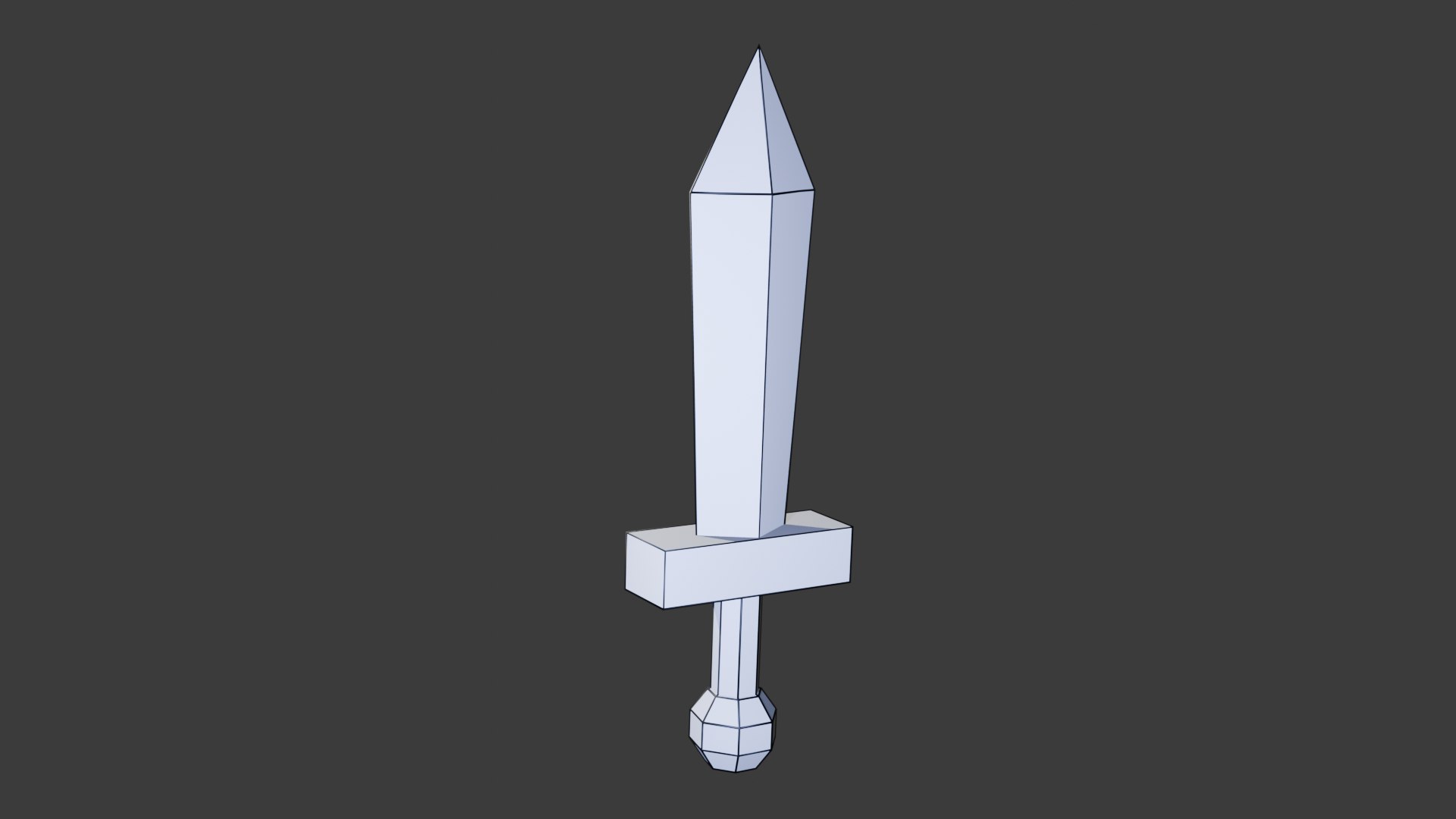 Sword Low-poly 3D Model - TurboSquid 2391654