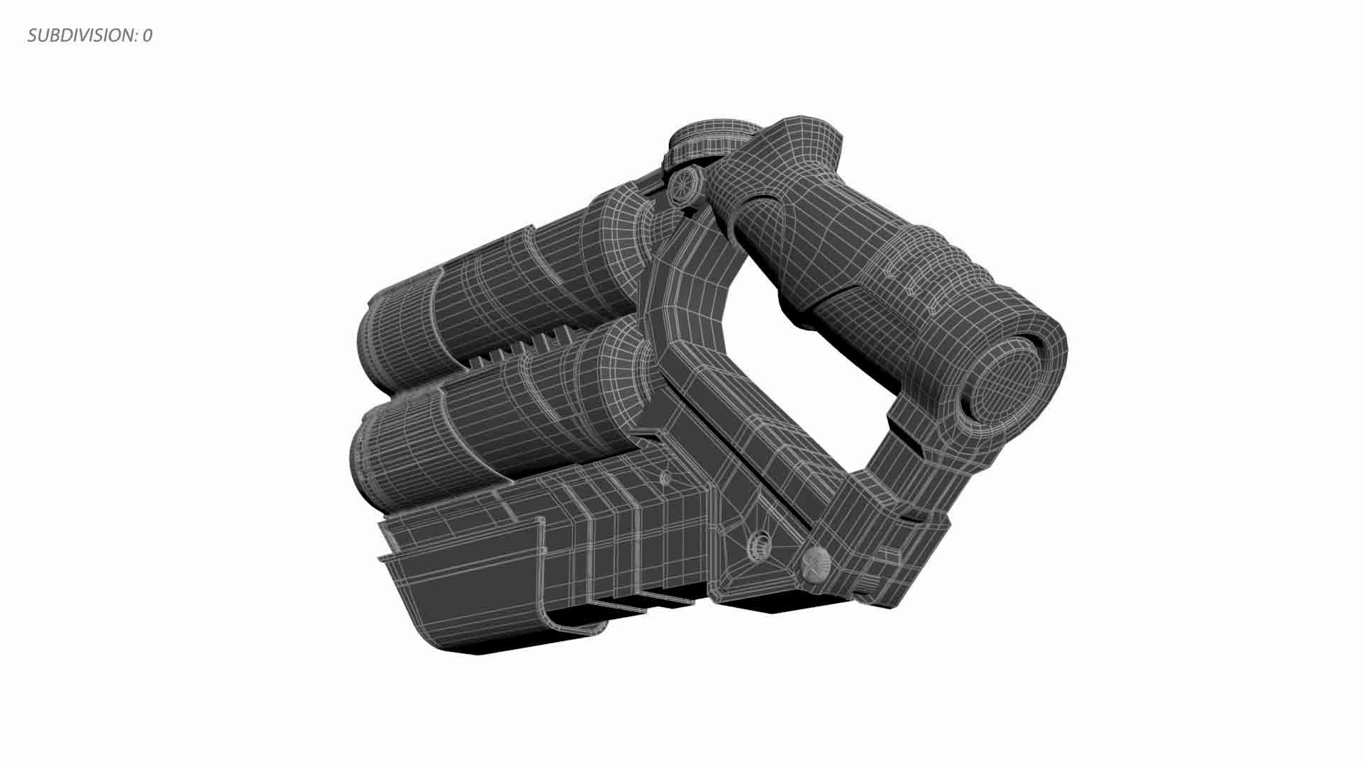 Galaxy Water Gun 3D Model - TurboSquid 2295581