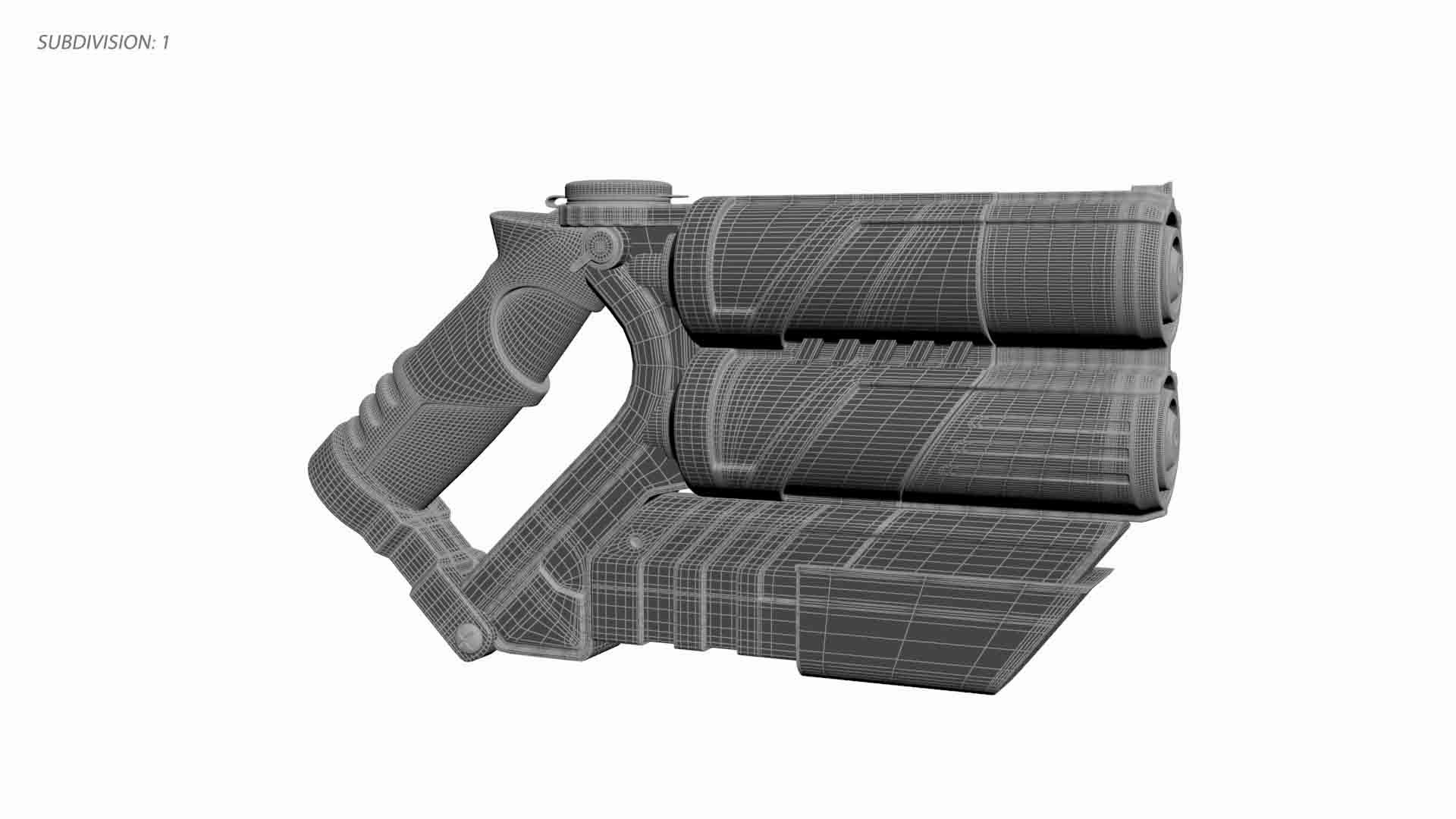 Galaxy Water Gun 3D Model - TurboSquid 2295581