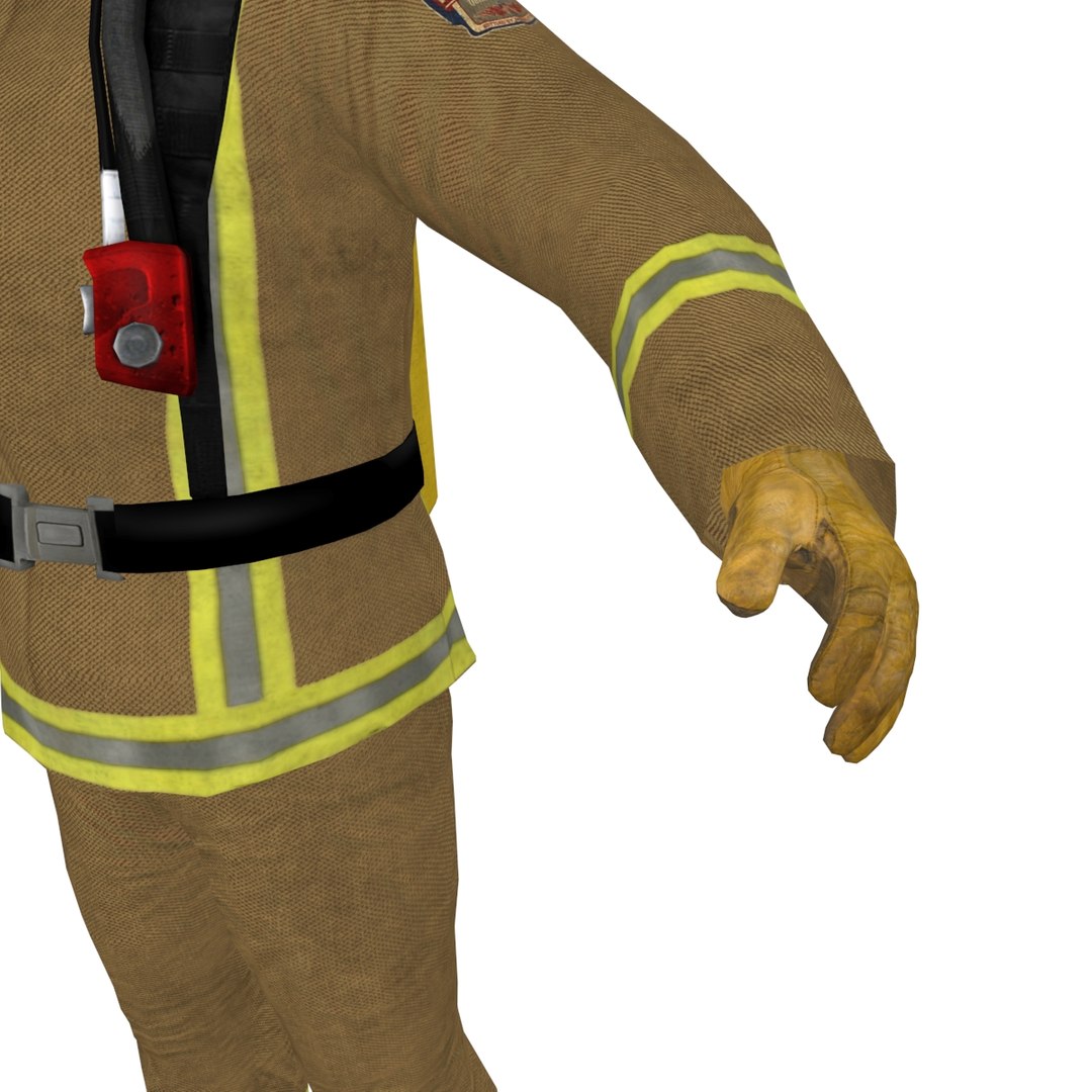 fireman 2 3d model