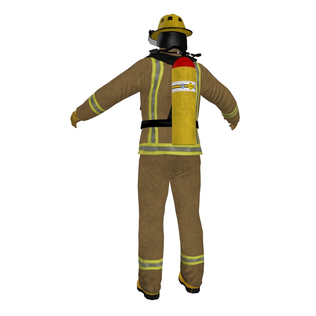 fireman 2 3d model