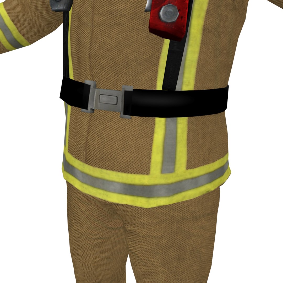 fireman 2 3d model