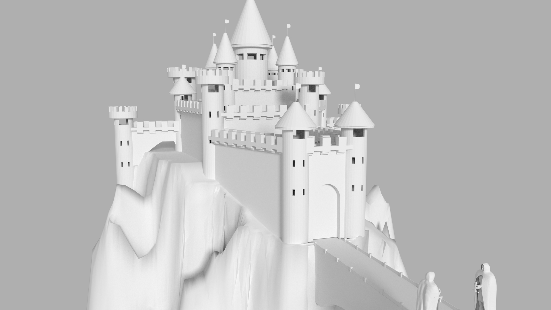 modelo 3d Castillo gratis - TurboSquid 1213589