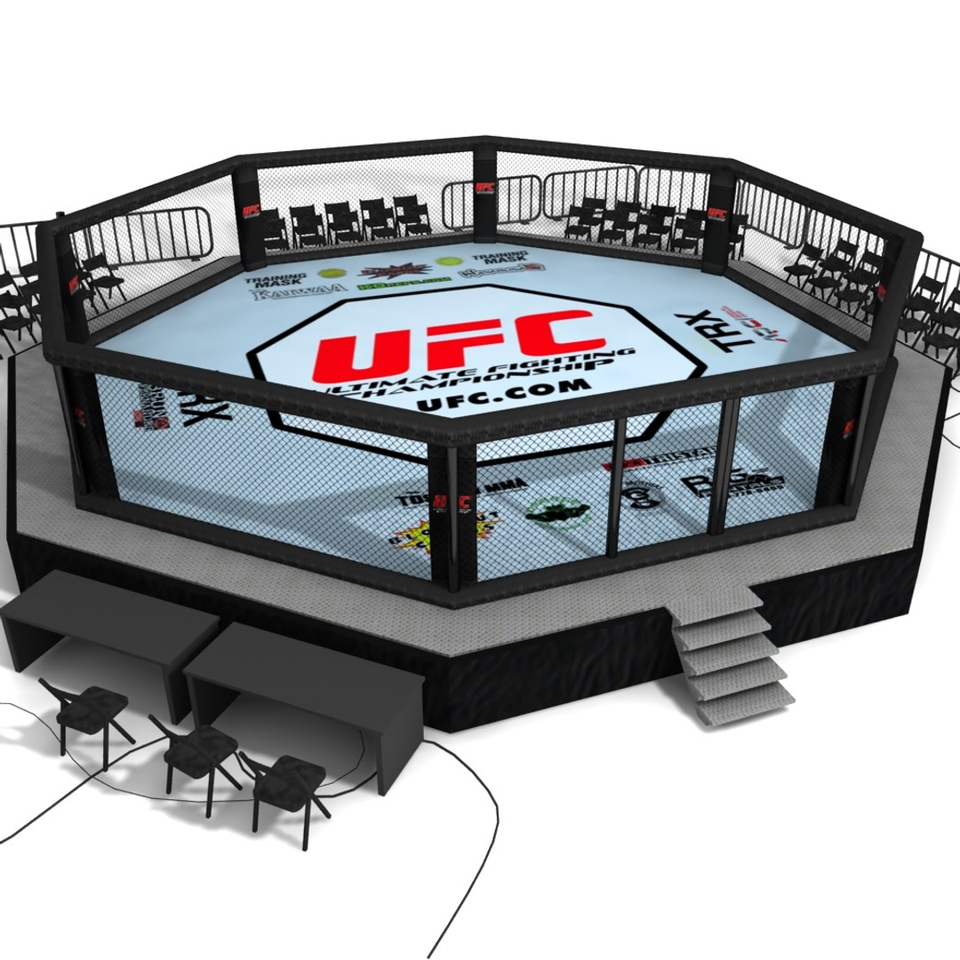 Ufc Octagon Ring 3d Model