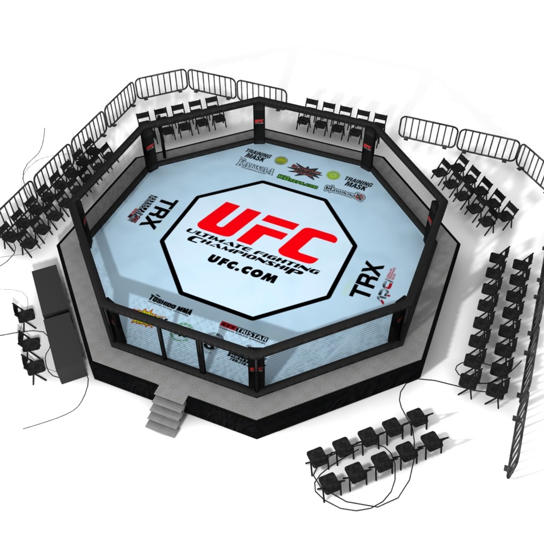 Ufc Octagon Ring 3d Model