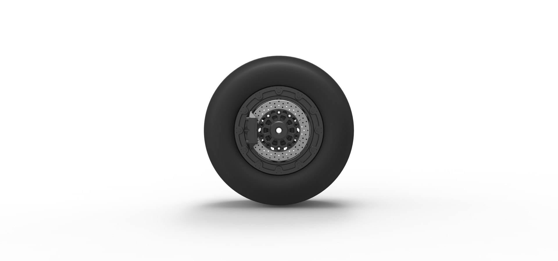 Diecast Rear Wheel Of Top Fuel Dragster Motorcycle Scale 1 To 25 3D ...