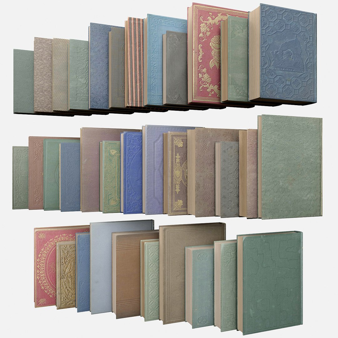 old books 3d max