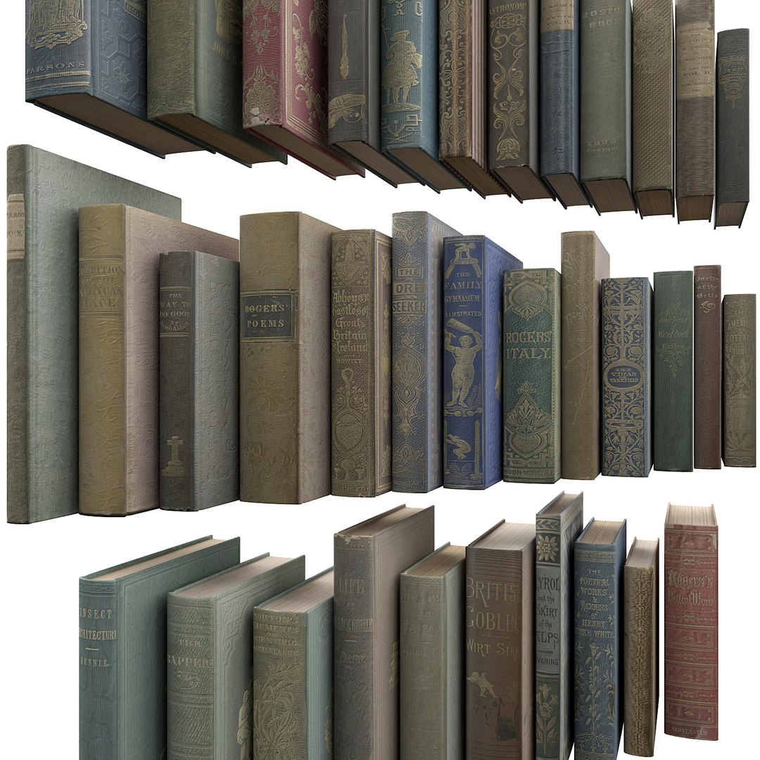 old books 3d max