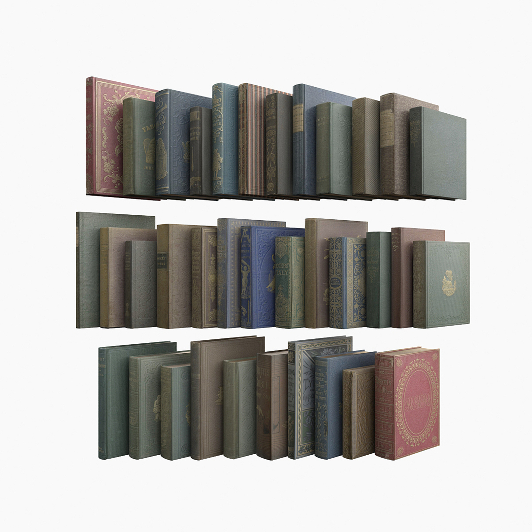 old books 3d max