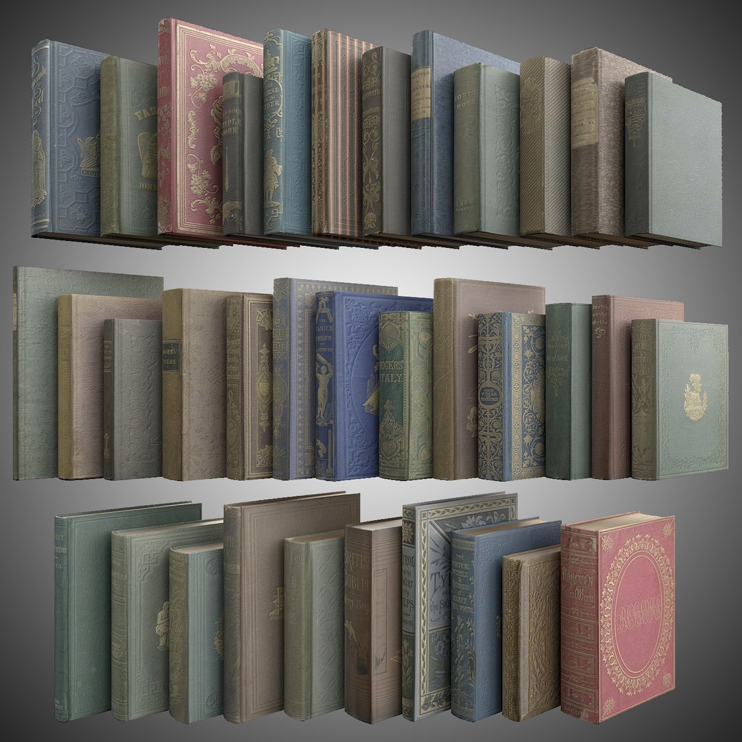 old books 3d max