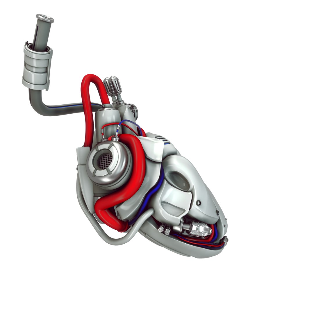 3d Model Concept Cyber Heart