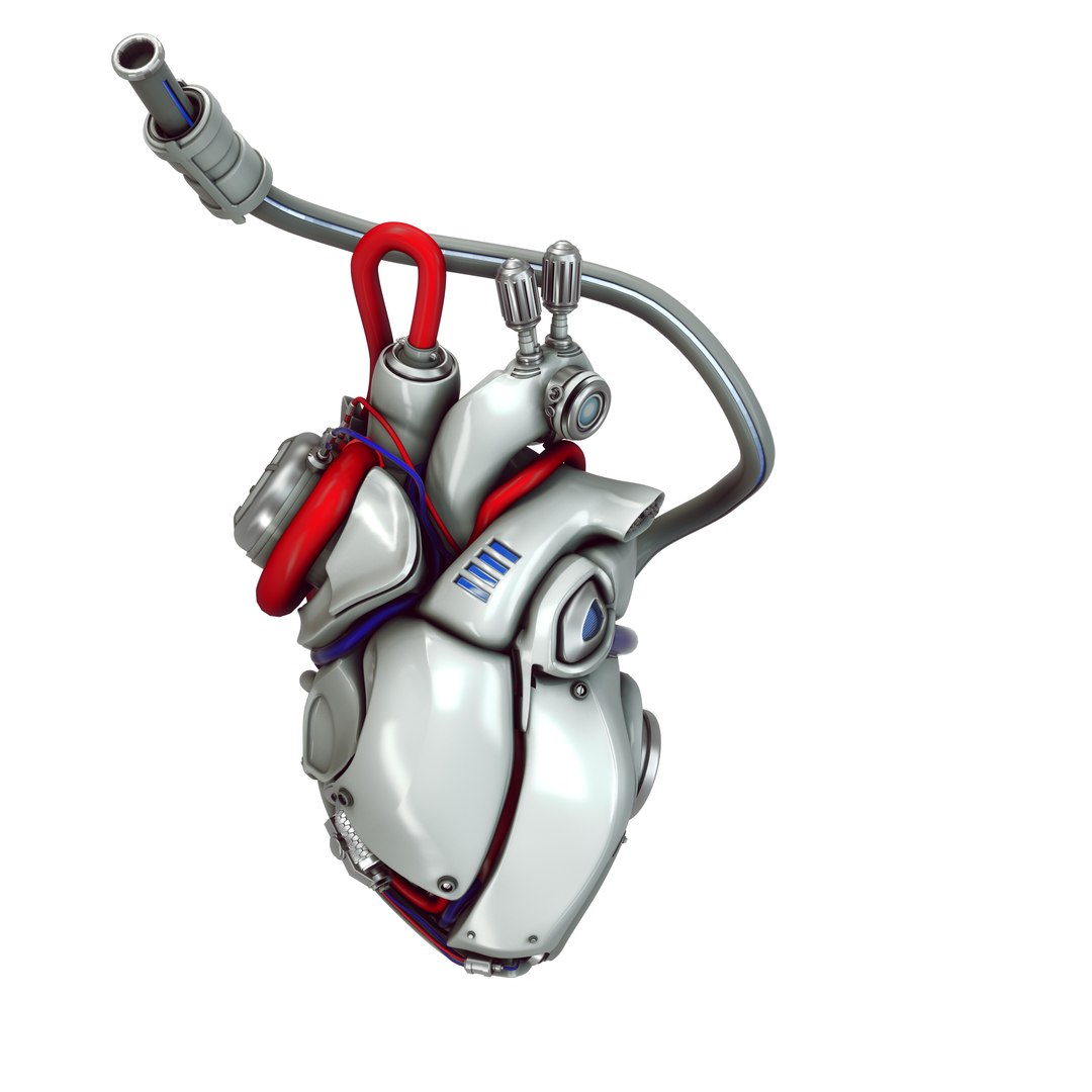 3d Model Concept Cyber Heart