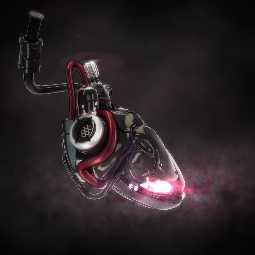 3d Model Concept Cyber Heart