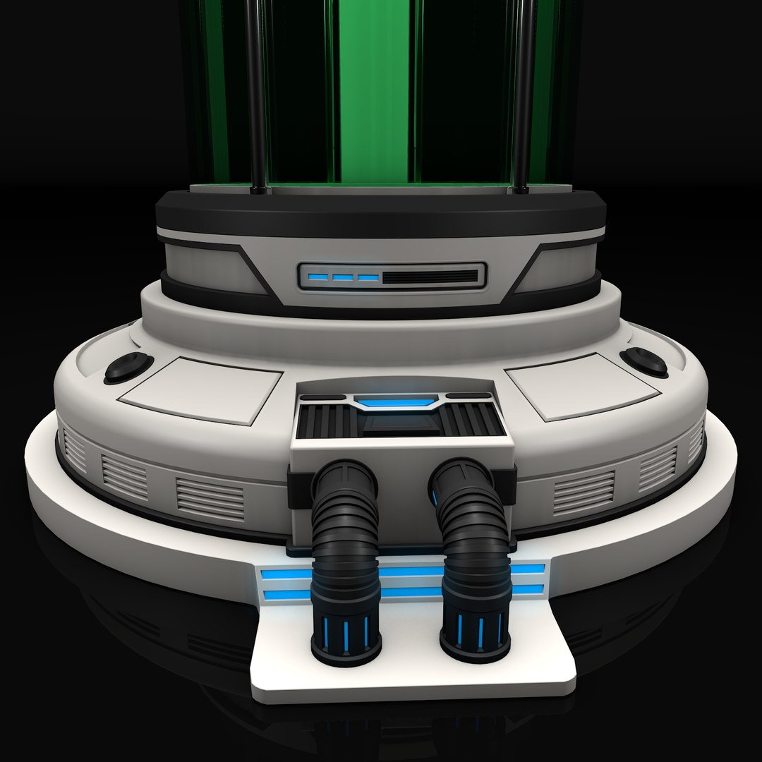 Sci Fi Liquid Container Model - TurboSquid 1603476