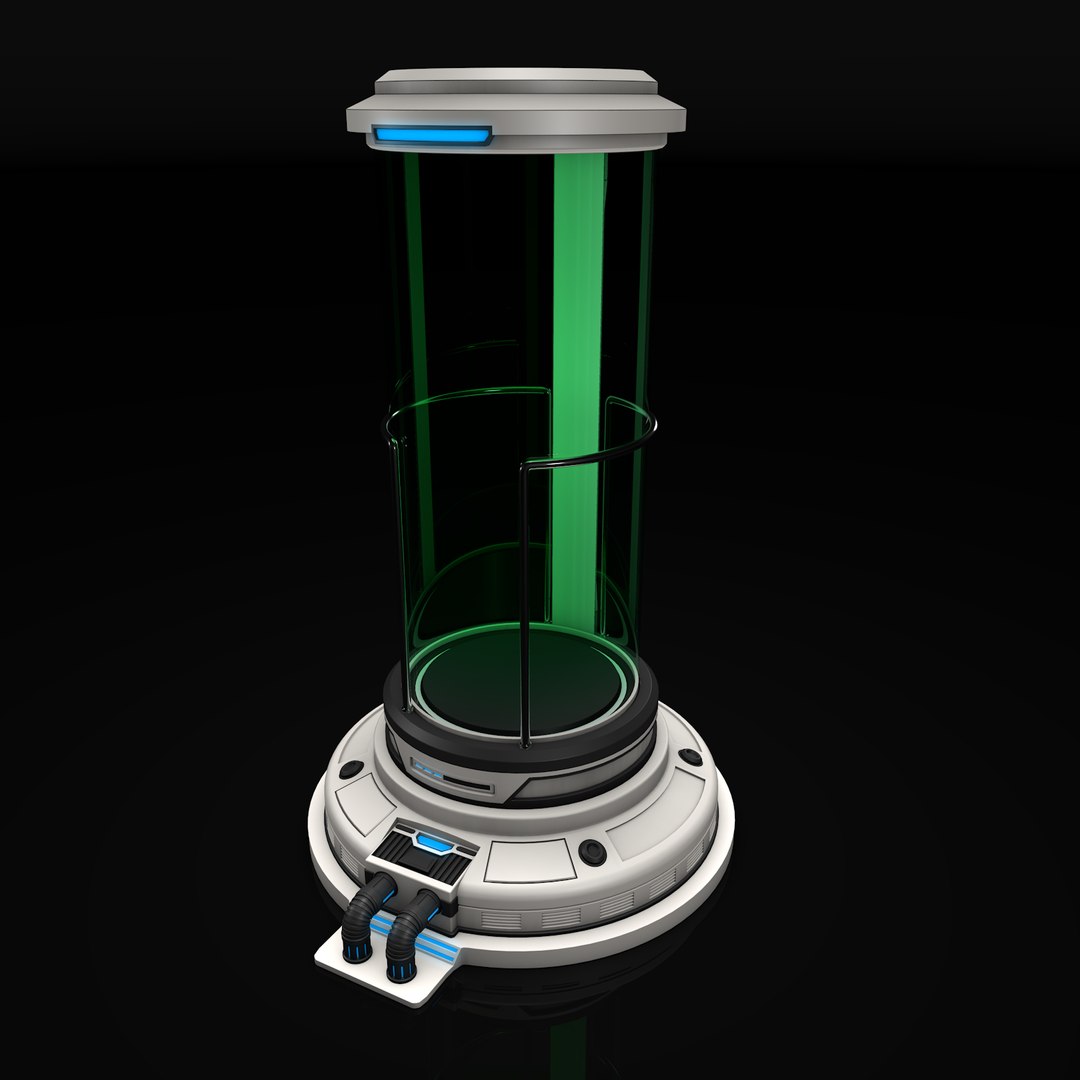 Sci Fi Liquid Container Model - TurboSquid 1603476