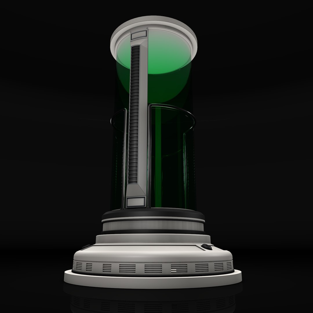 Sci Fi Liquid Container Model - TurboSquid 1603476