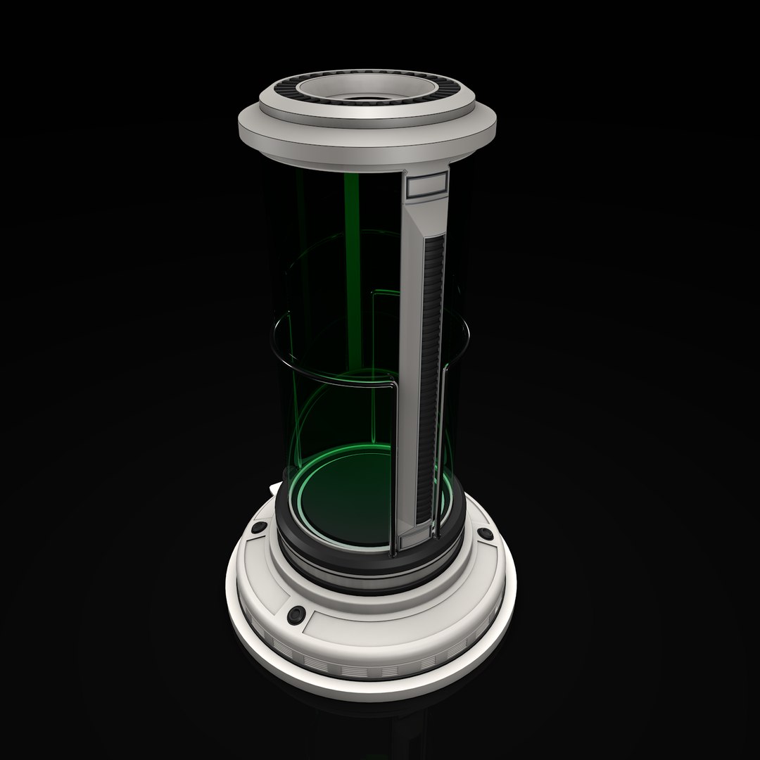 Sci Fi Liquid Container Model - TurboSquid 1603476