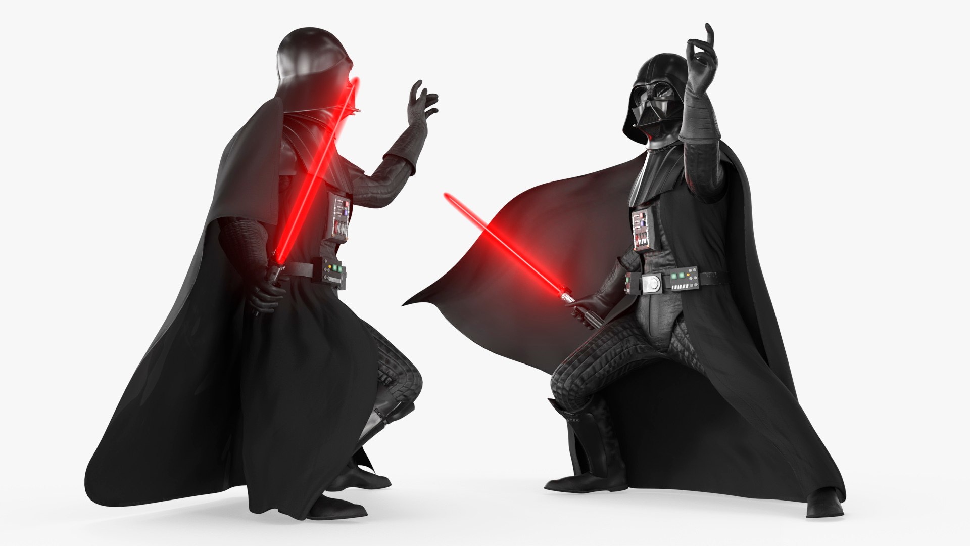 Star Wars Darth Vader Action Pose With Lightsaber 3D - TurboSquid 2513680